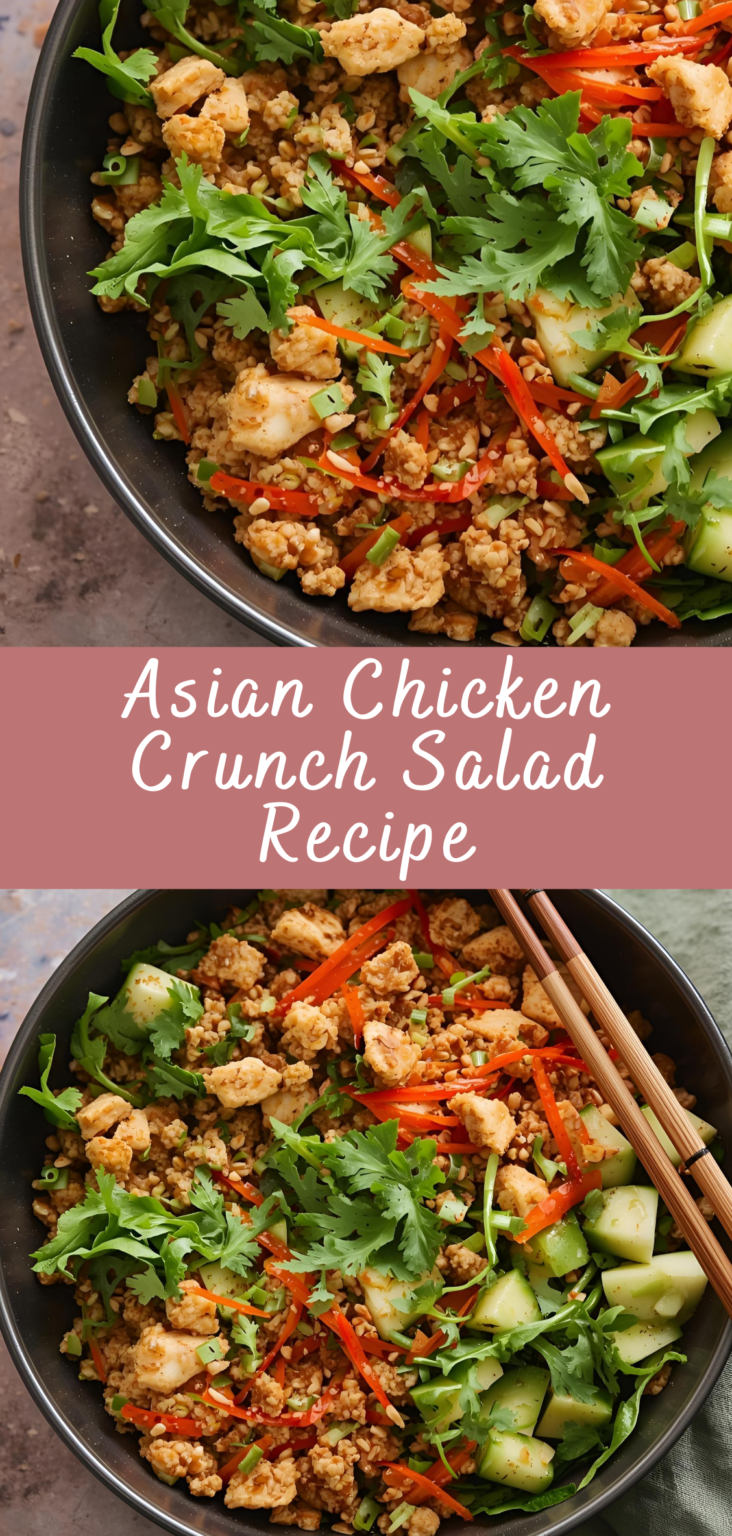Asian Chicken Crunch Salad Recipe | Cheff Recipes
