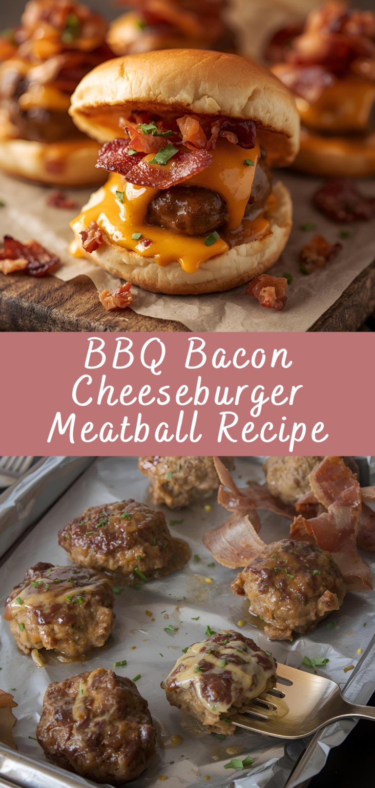 BBQ Bacon Cheeseburger Meatball Recipe | Cheff Recipes