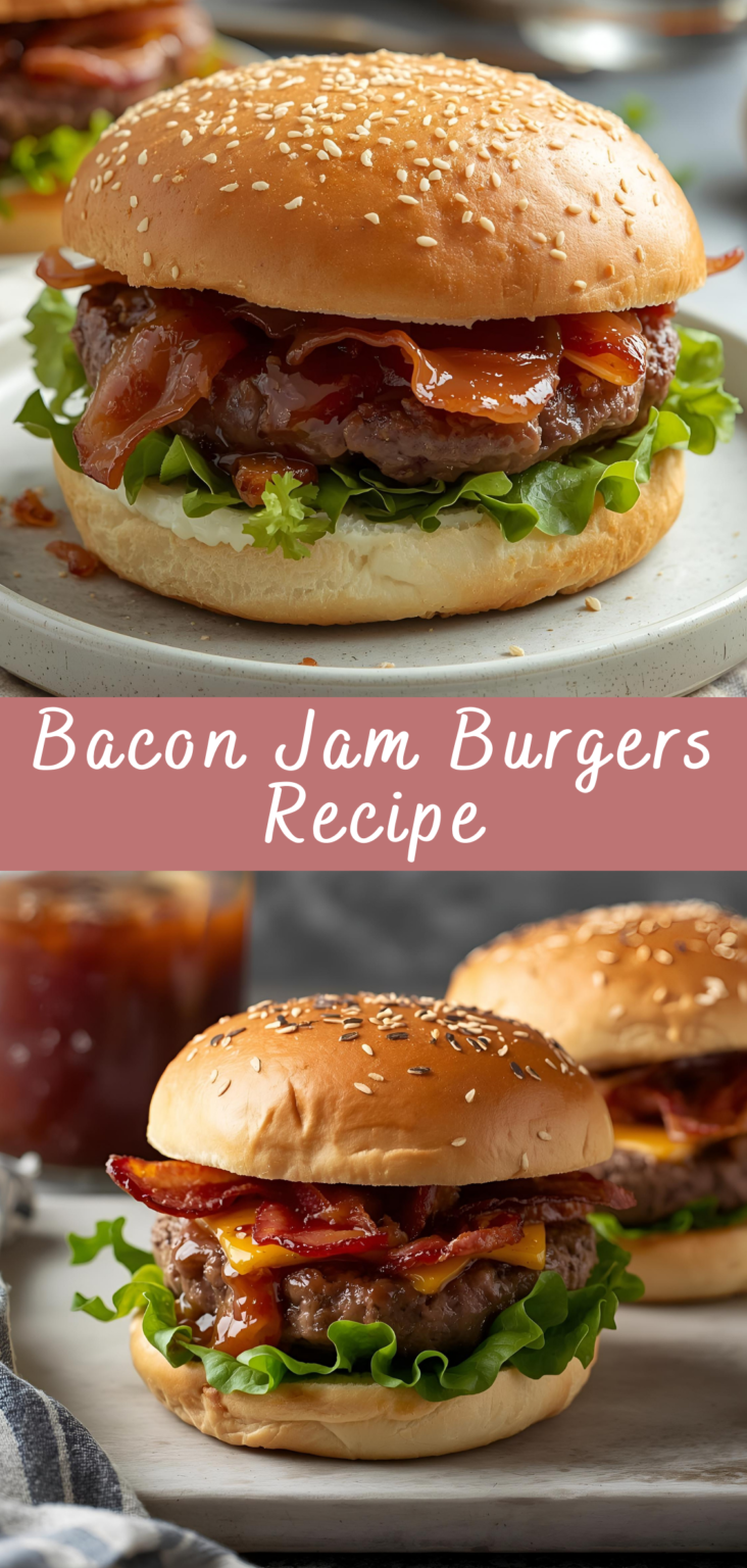 Bacon Jam Burgers Recipe | Cheff Recipes
