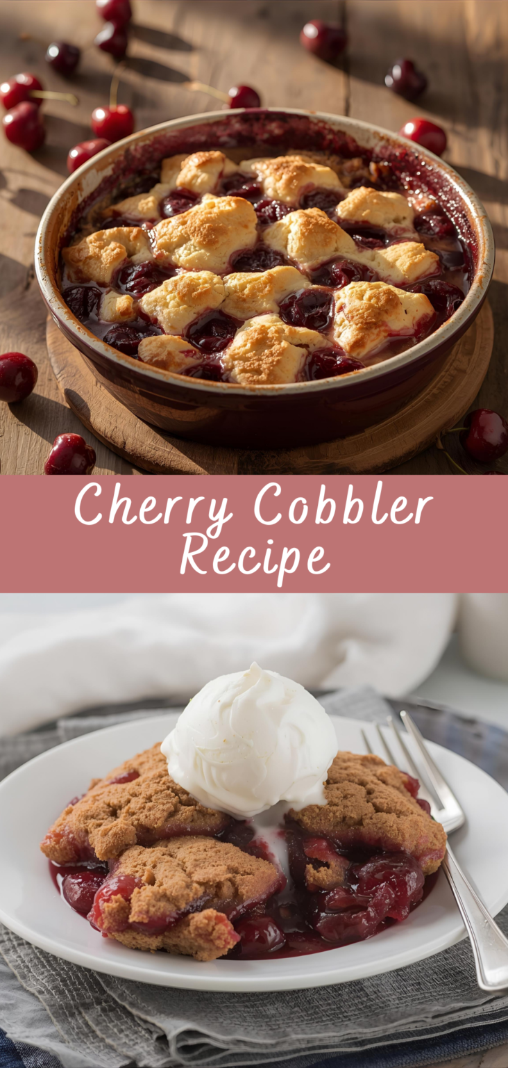 Cherry Cobbler Recipe | Cheff Recipes