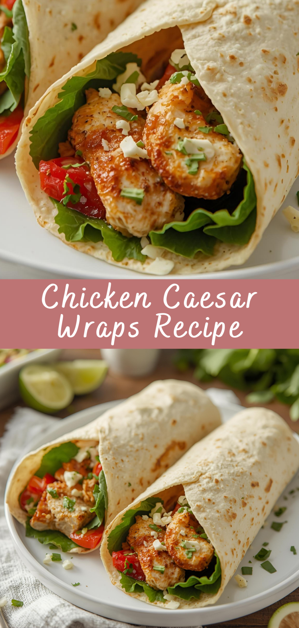 Chicken Caesar Wraps Recipe | Cheff Recipes