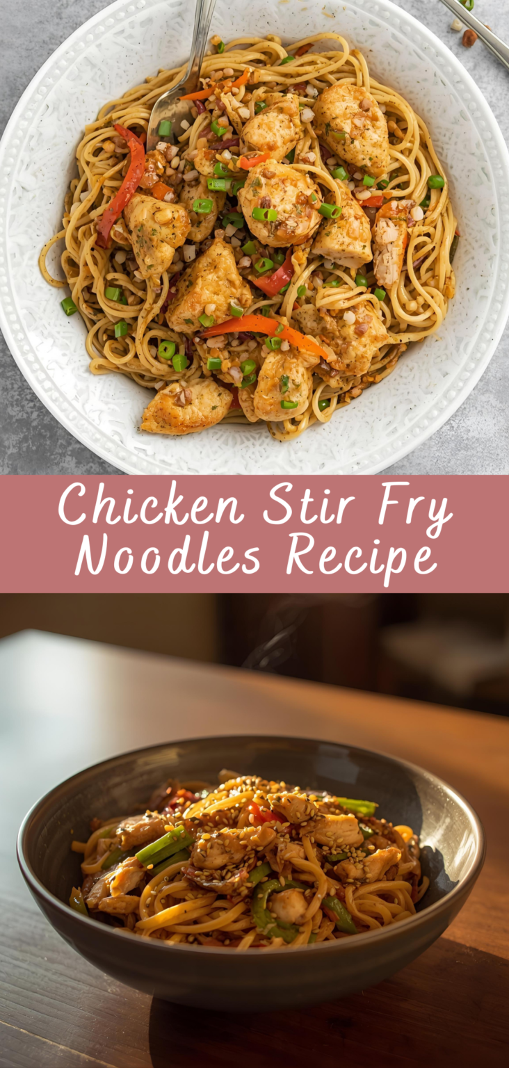 Chicken Stir Fry Noodles Recipe | Cheff Recipes
