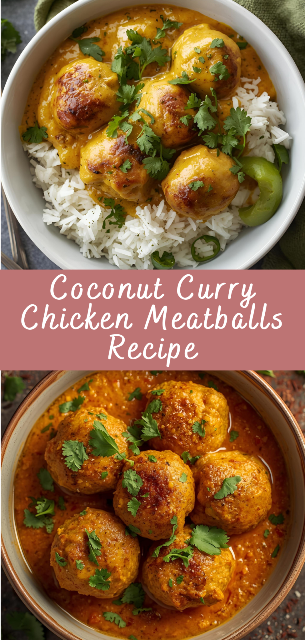 Coconut Curry Chicken Meatballs Recipe | Cheff Recipes
