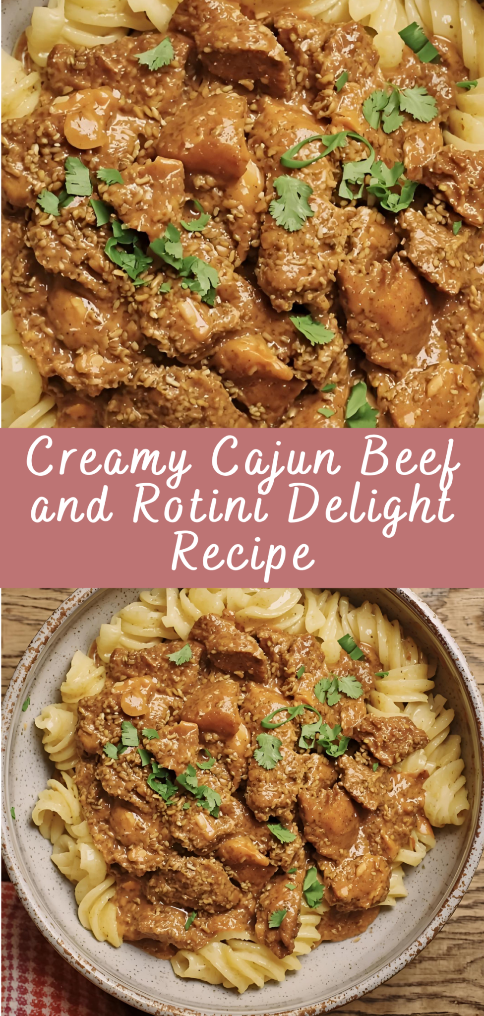 Creamy Cajun Beef and Rotini Delight Recipe | Cheff Recipes