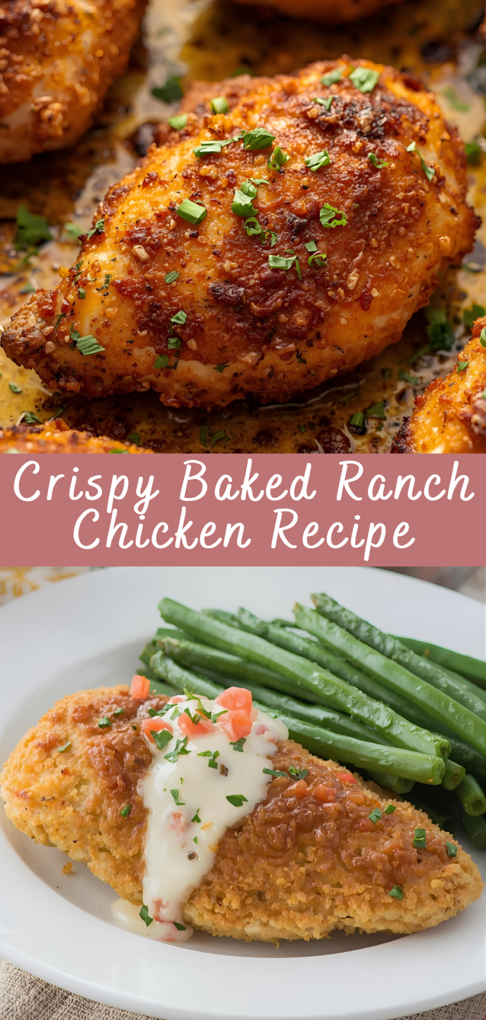Crispy Baked Ranch Chicken Recipe | Cheff Recipes