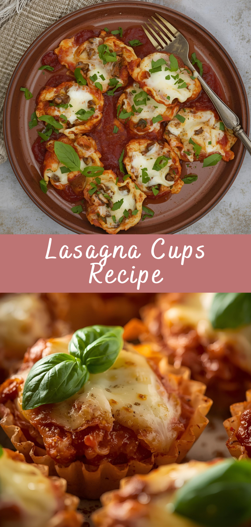 Lasagna Cups Recipe | Cheff Recipes