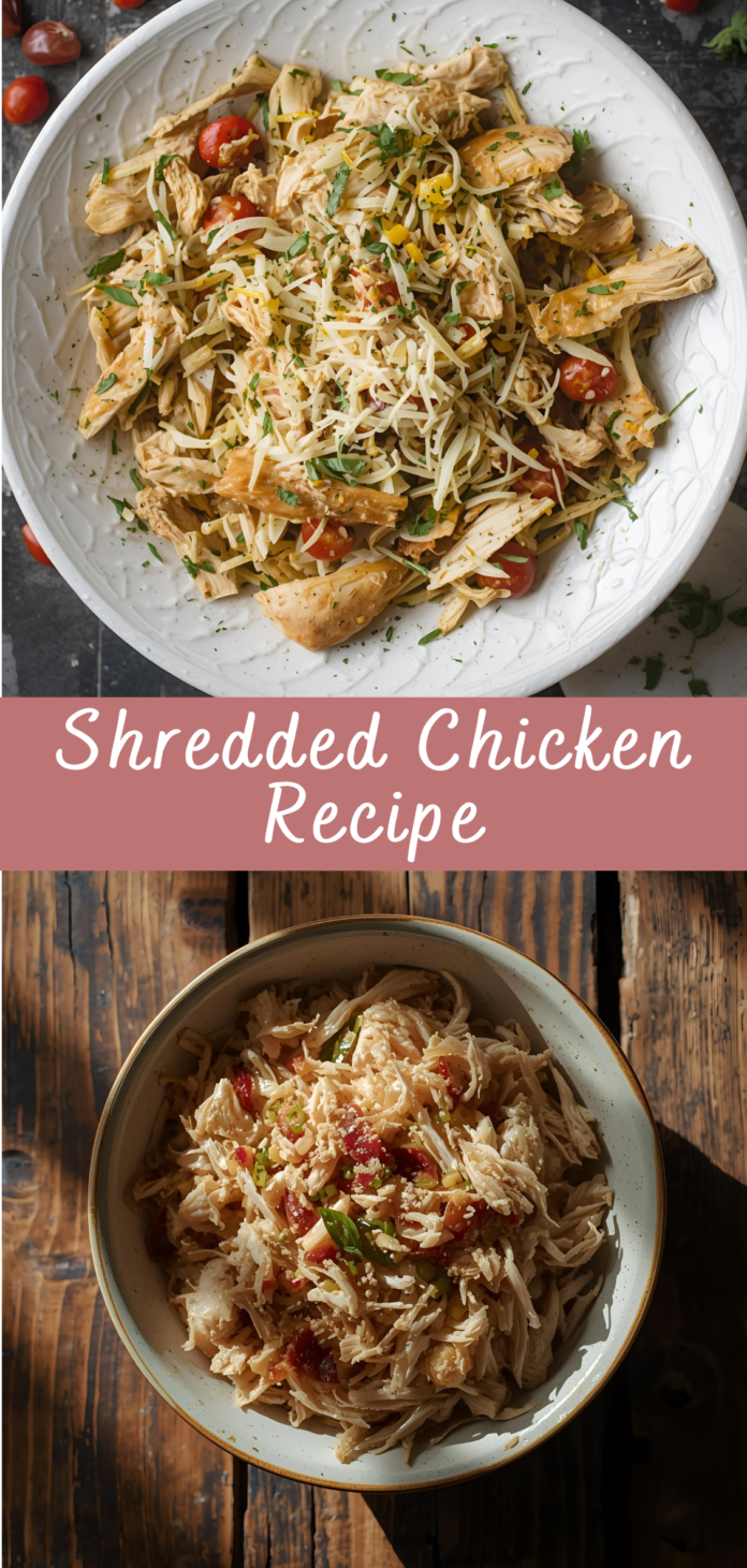 Shredded Chicken Recipe | Cheff Recipes