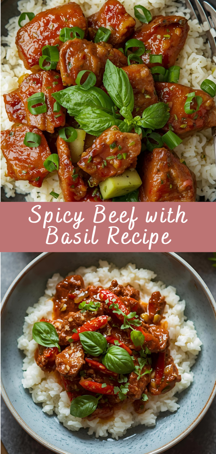 Spicy Beef with Basil Recipe | Cheff Recipes