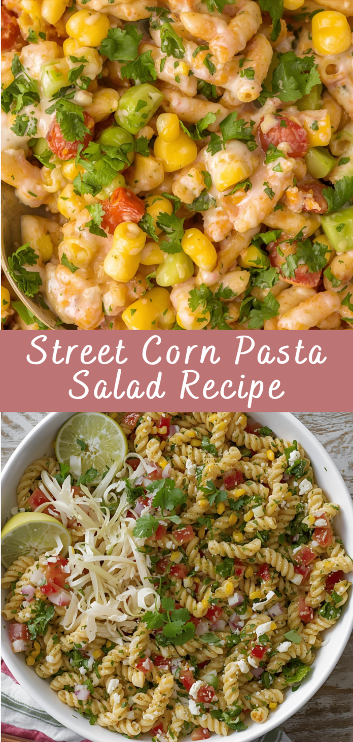 Street Corn Pasta Salad Recipe | Cheff Recipes