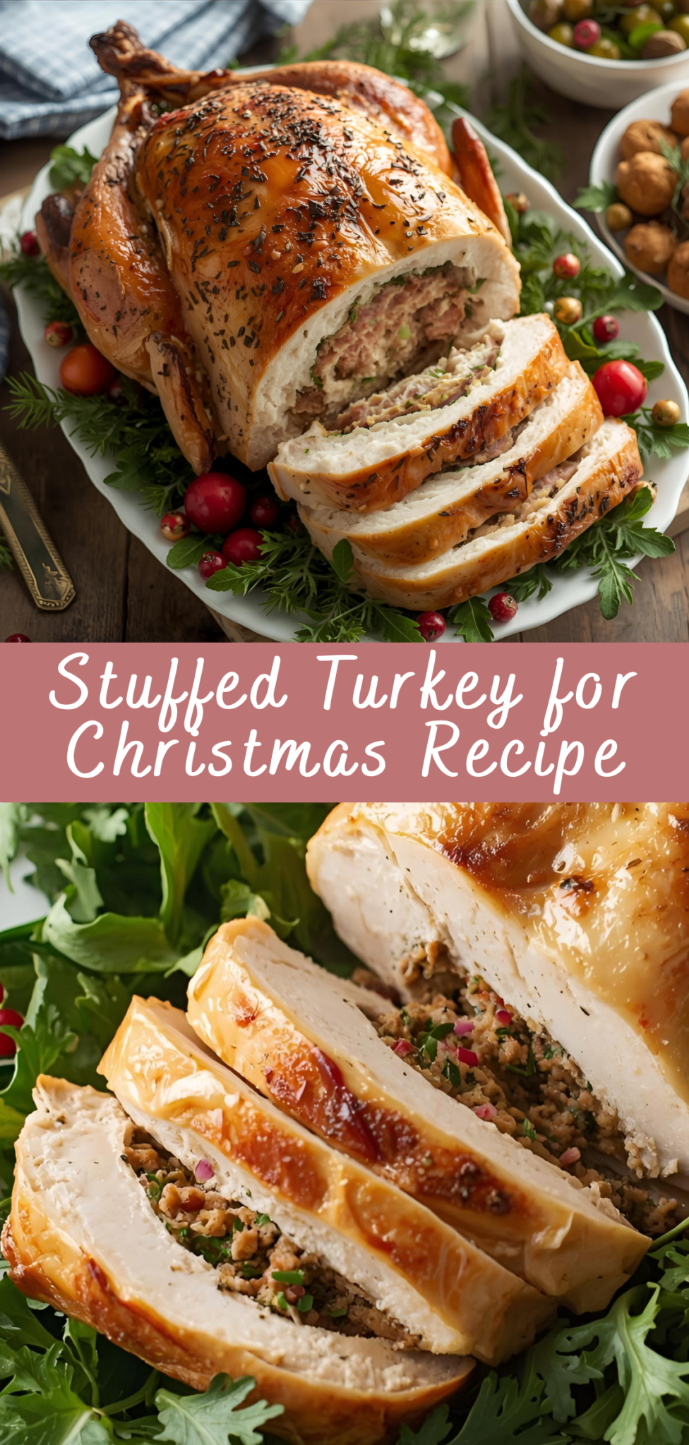Stuffed Turkey for Christmas Recipe | Cheff Recipes