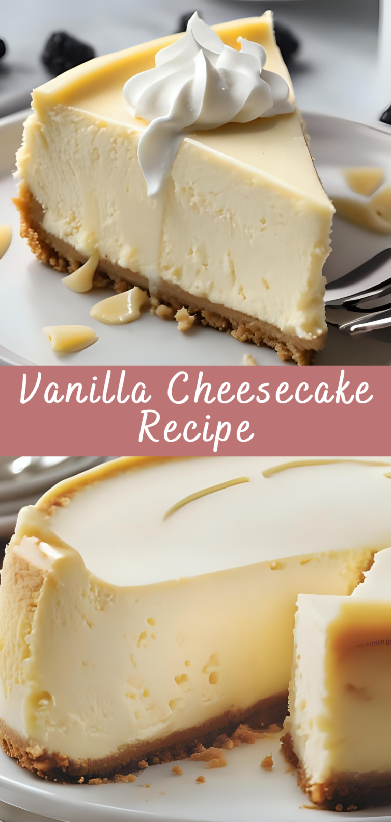 Vanilla Cheesecake Recipe | Cheff Recipes