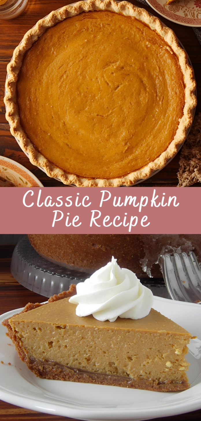 Classic Pumpkin Pie Recipe | Cheff Recipes