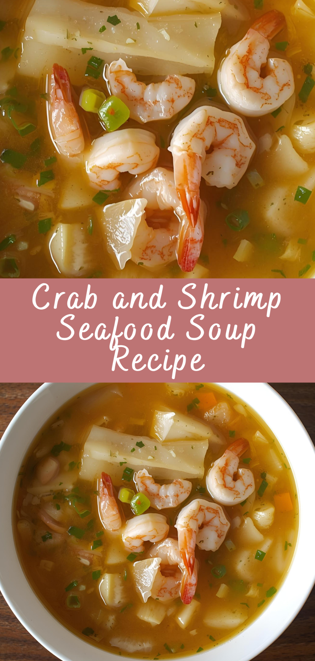 Crab and Shrimp Seafood Soup Recipe | Cheff Recipes