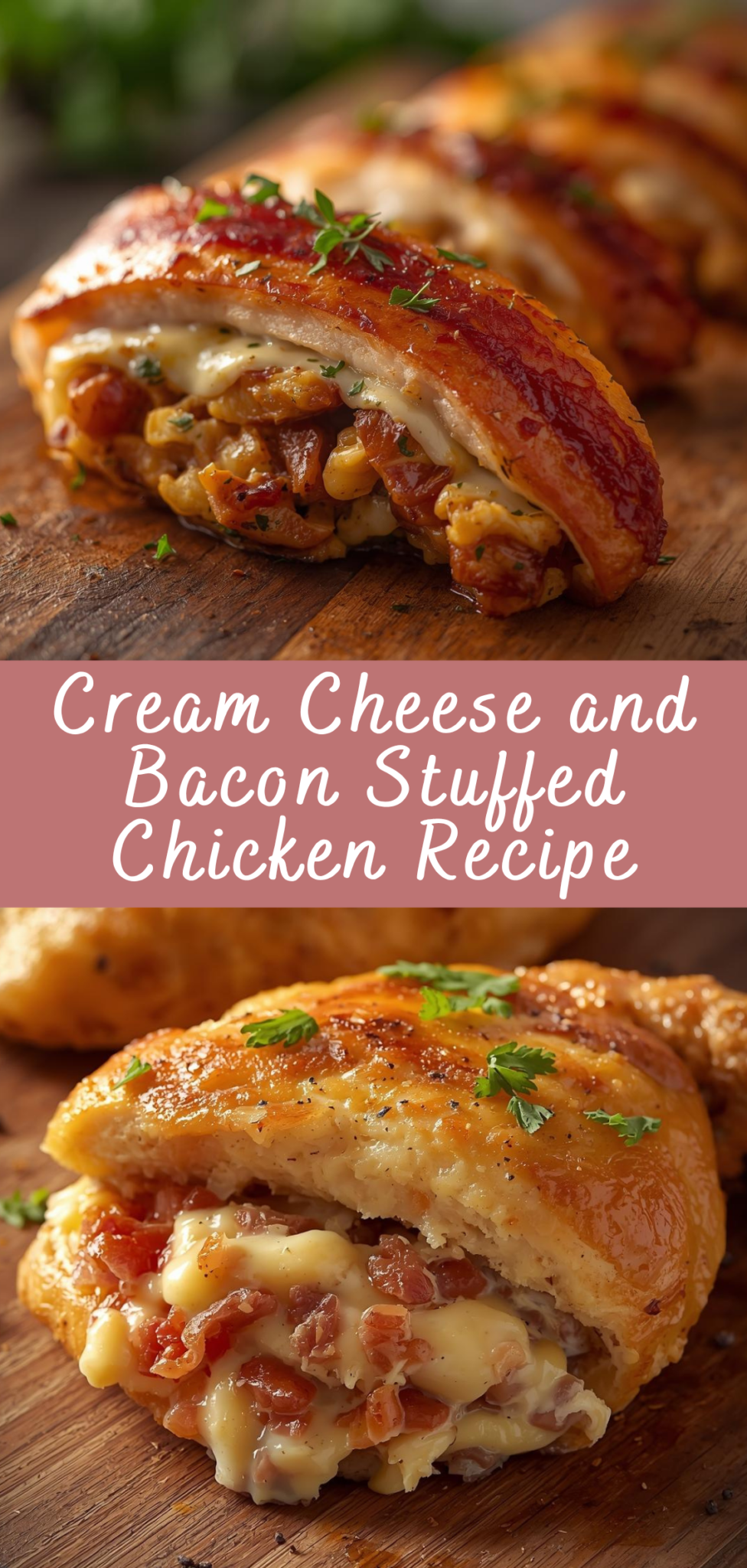 Cream Cheese and Bacon Stuffed Chicken Recipe | Cheff Recipes
