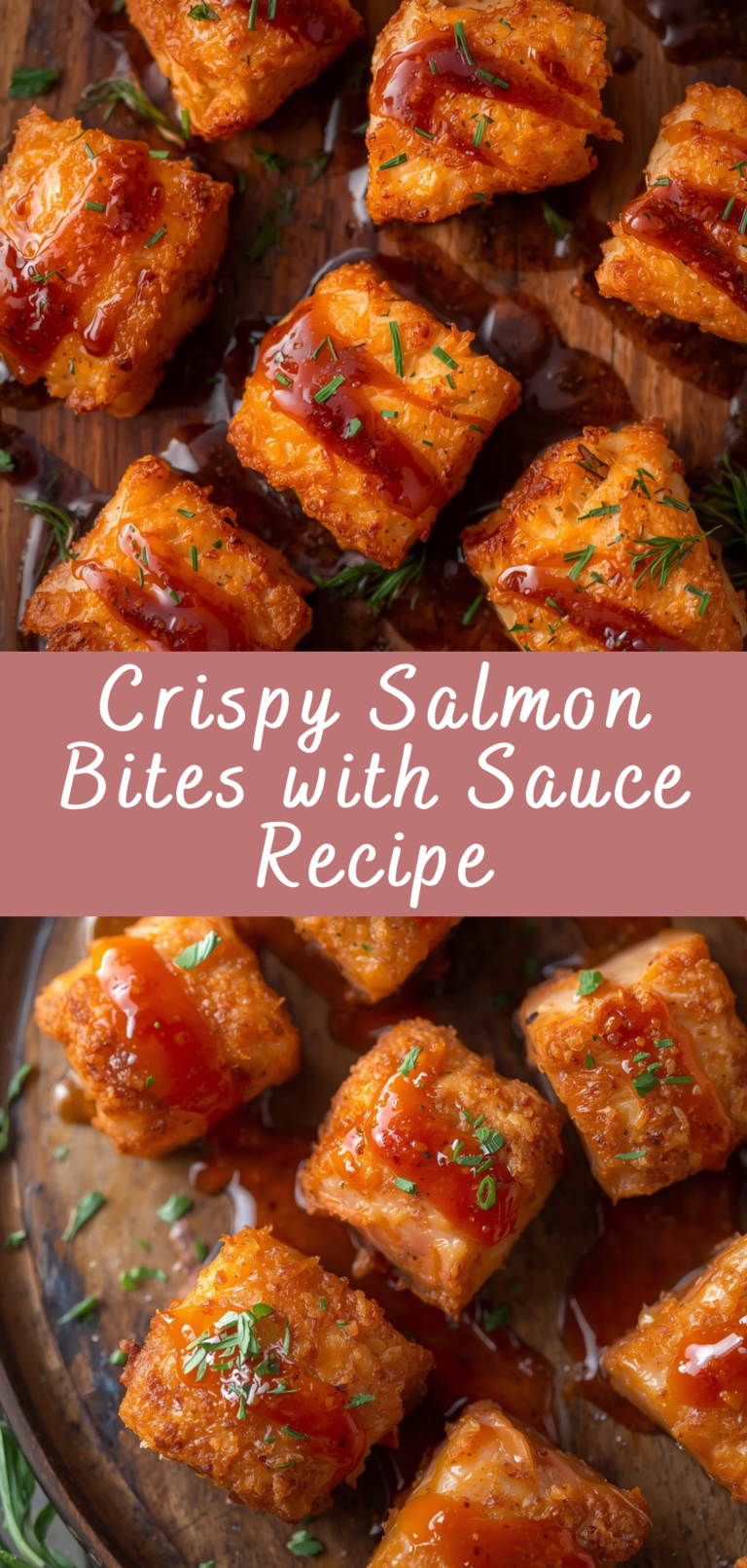 Crispy Salmon Bites with Sauce Recipe | Cheff Recipes
