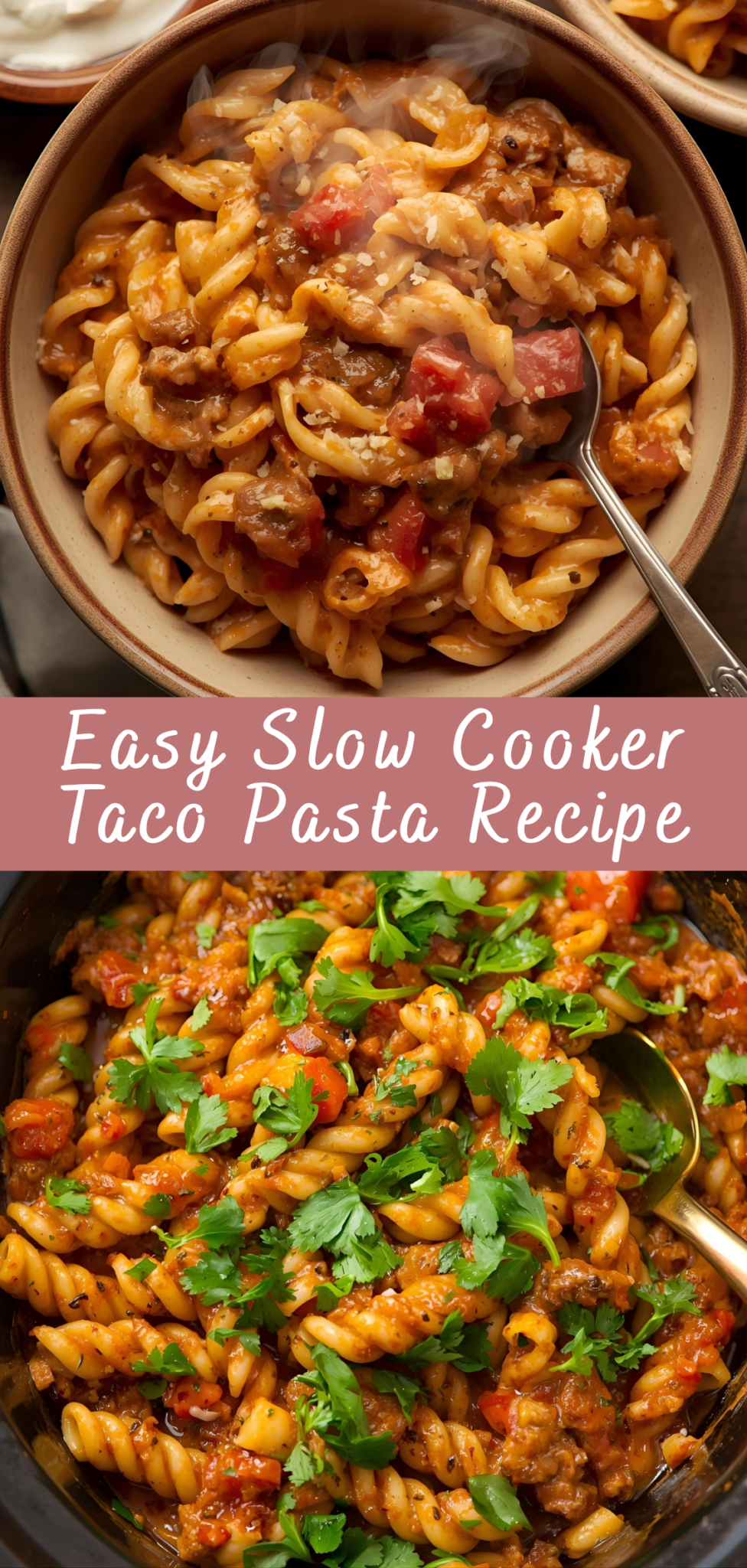 Easy Slow Cooker Taco Pasta Recipe | Cheff Recipes