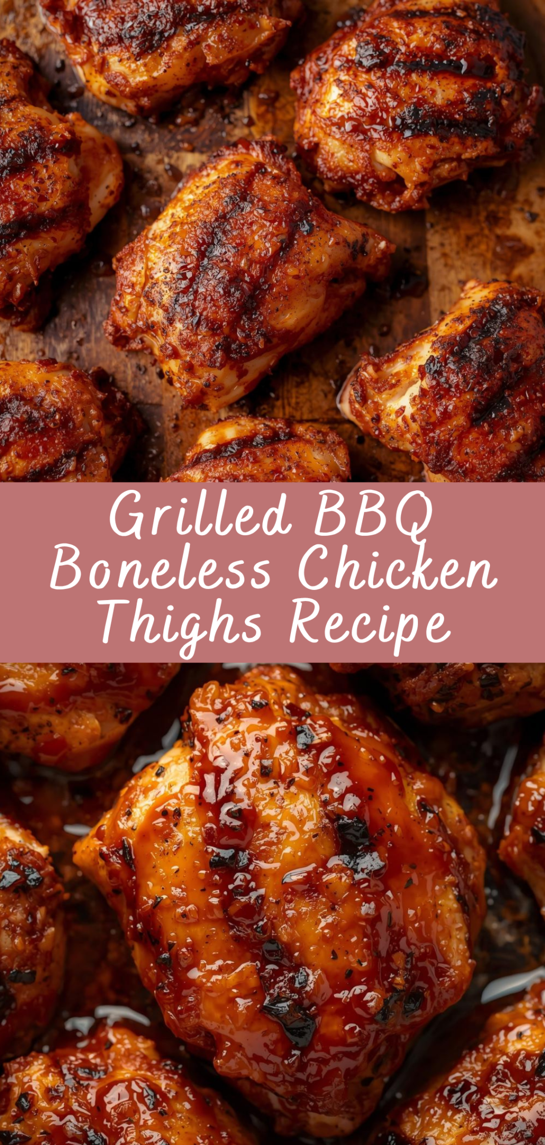 Grilled BBQ Boneless Chicken Thighs Recipe | Cheff Recipes