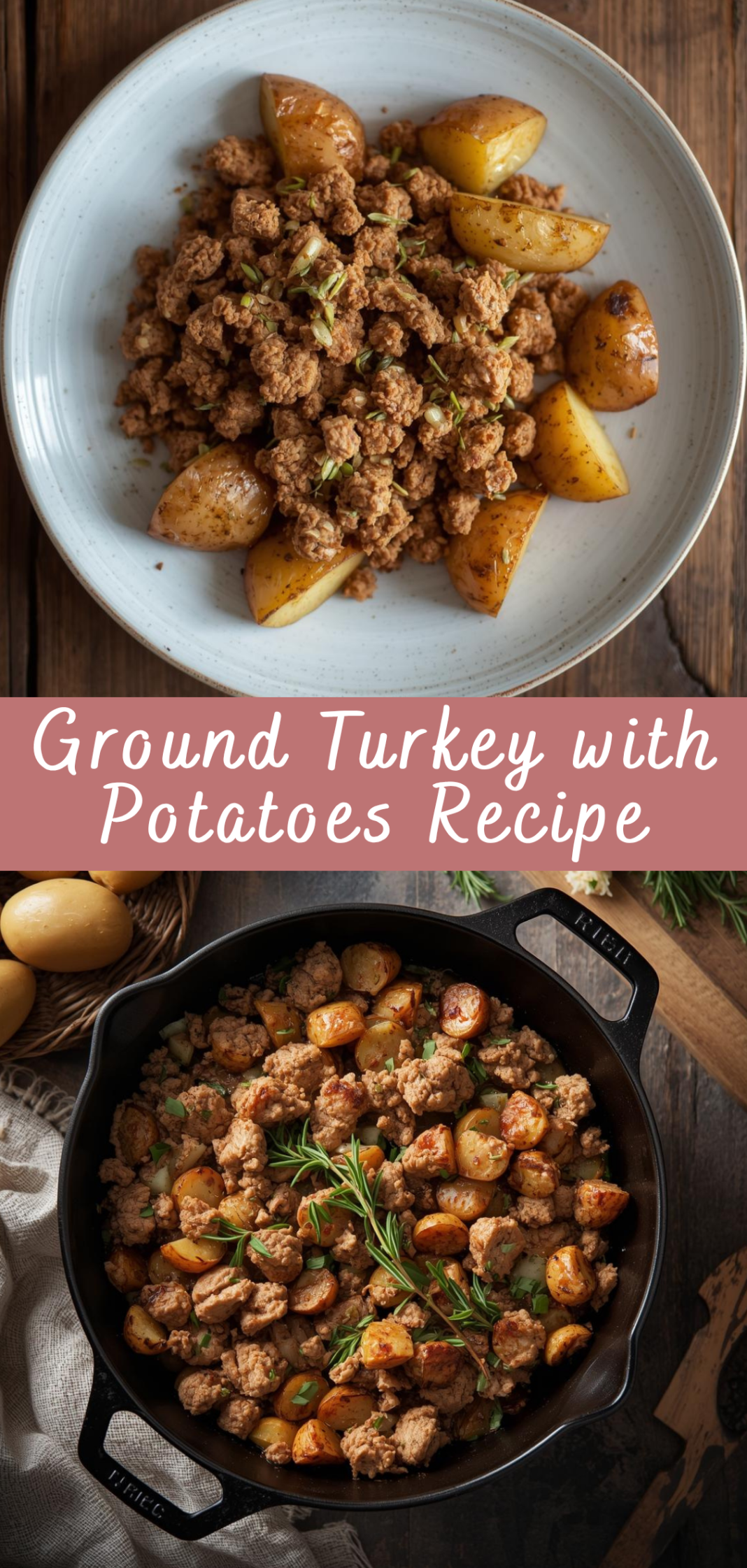 Ground Turkey with Potatoes Recipe | Cheff Recipes