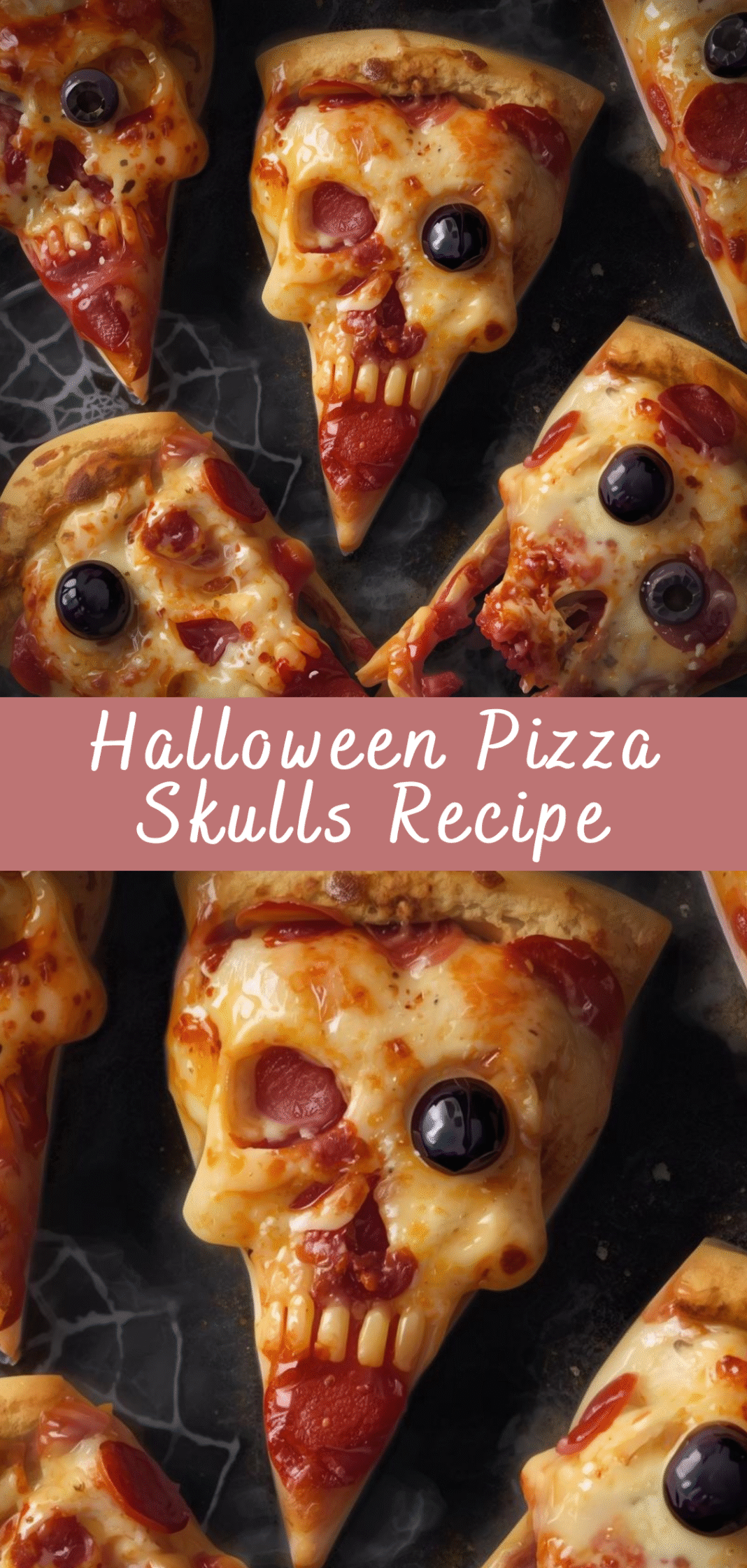 Halloween Pizza Skulls Recipe | Cheff Recipes