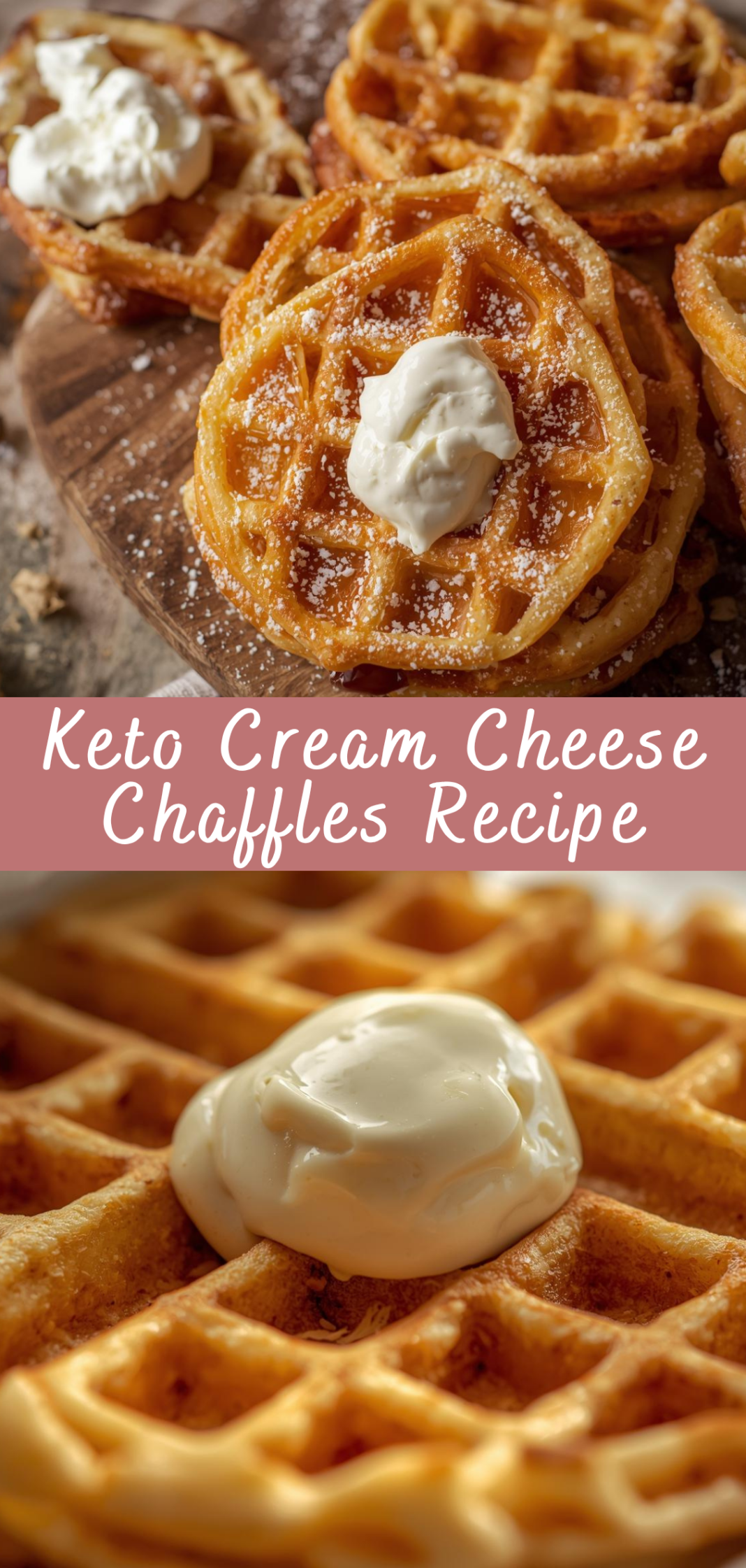 Keto Cream Cheese Chaffles Recipe | Cheff Recipes