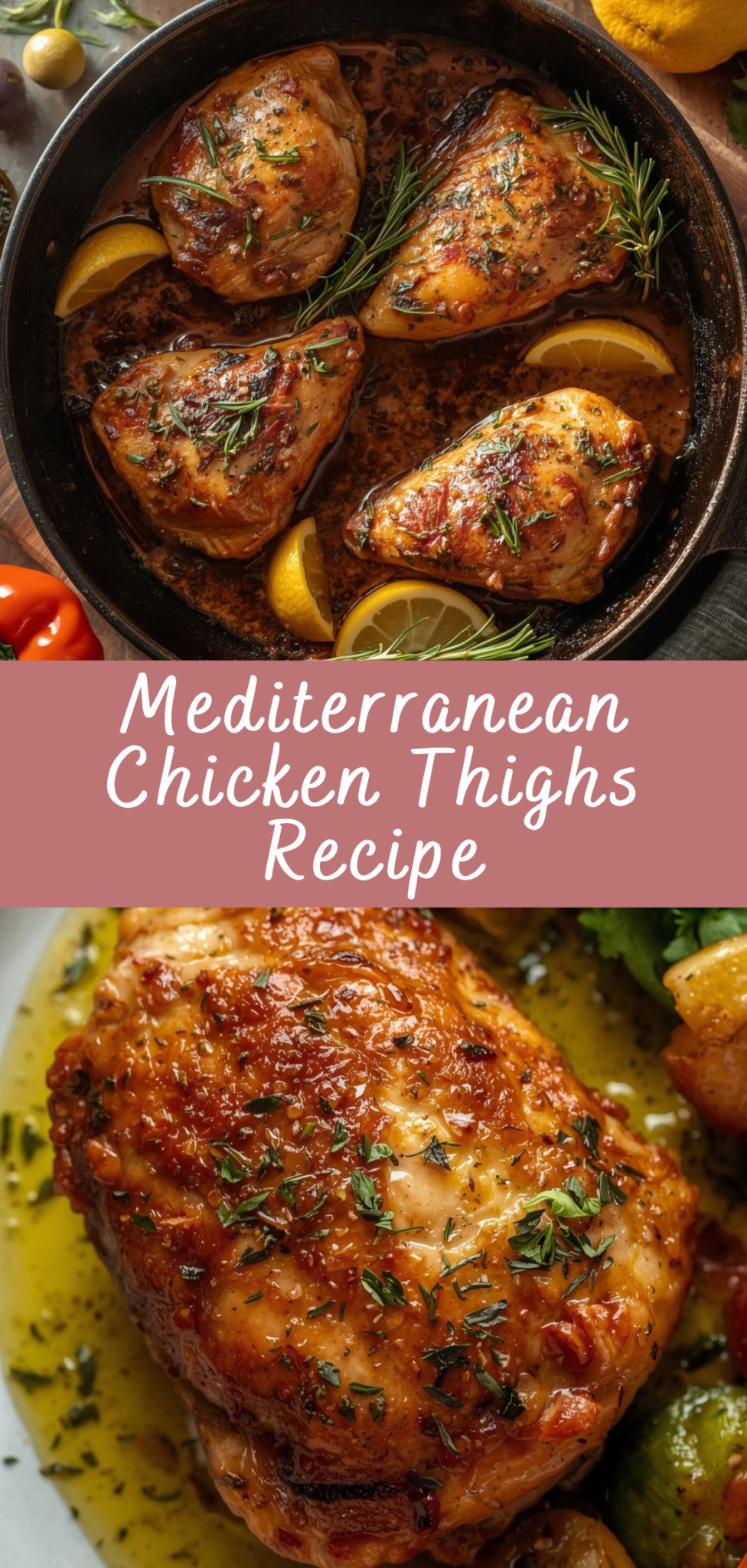 Mediterranean Chicken Thighs Recipe | Cheff Recipes