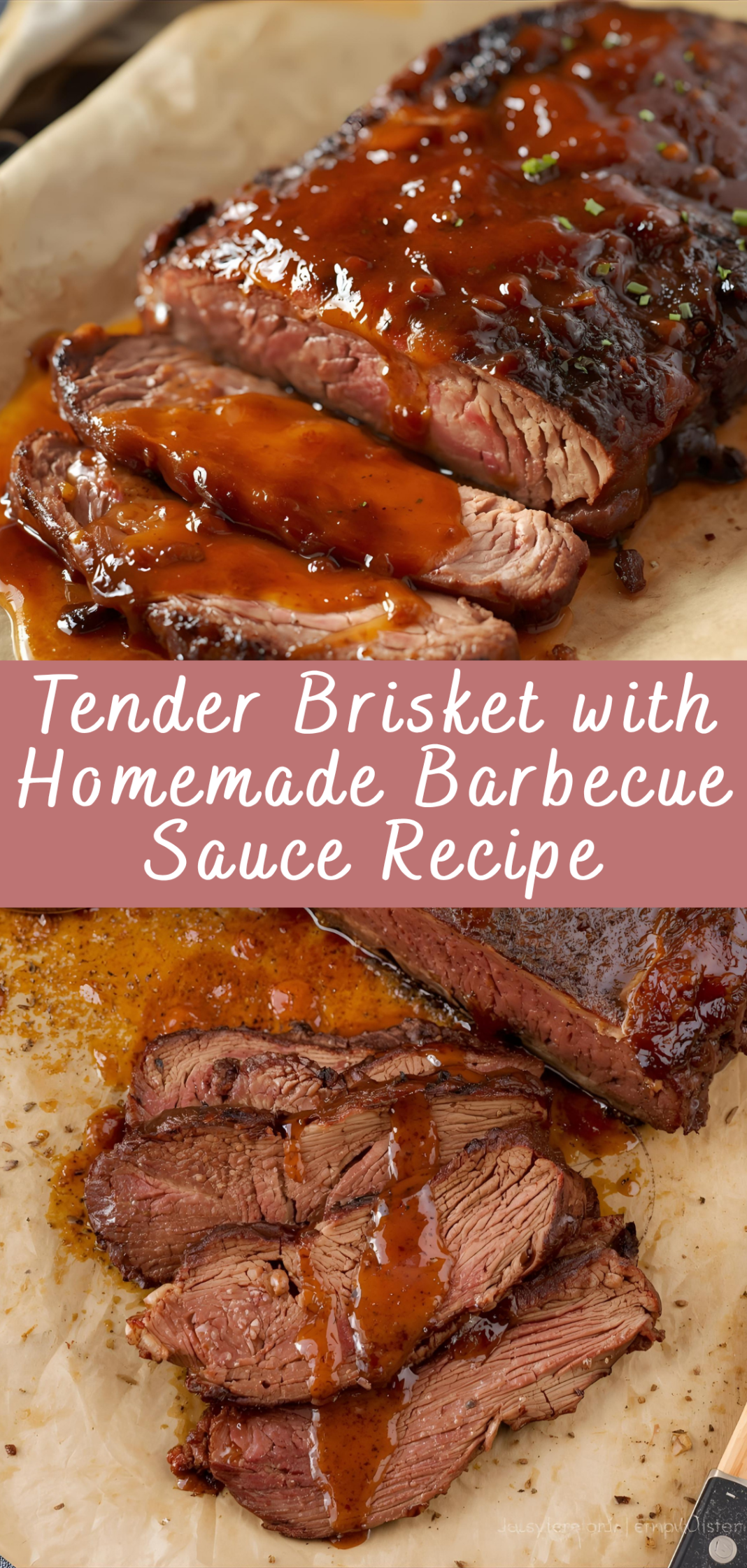 Tender Brisket with Homemade Barbecue Sauce Recipe | Cheff Recipes