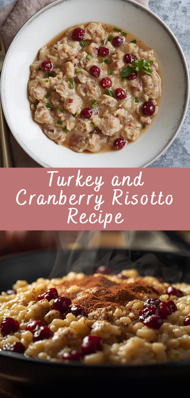 Turkey and Cranberry Risotto Recipe | Cheff Recipes