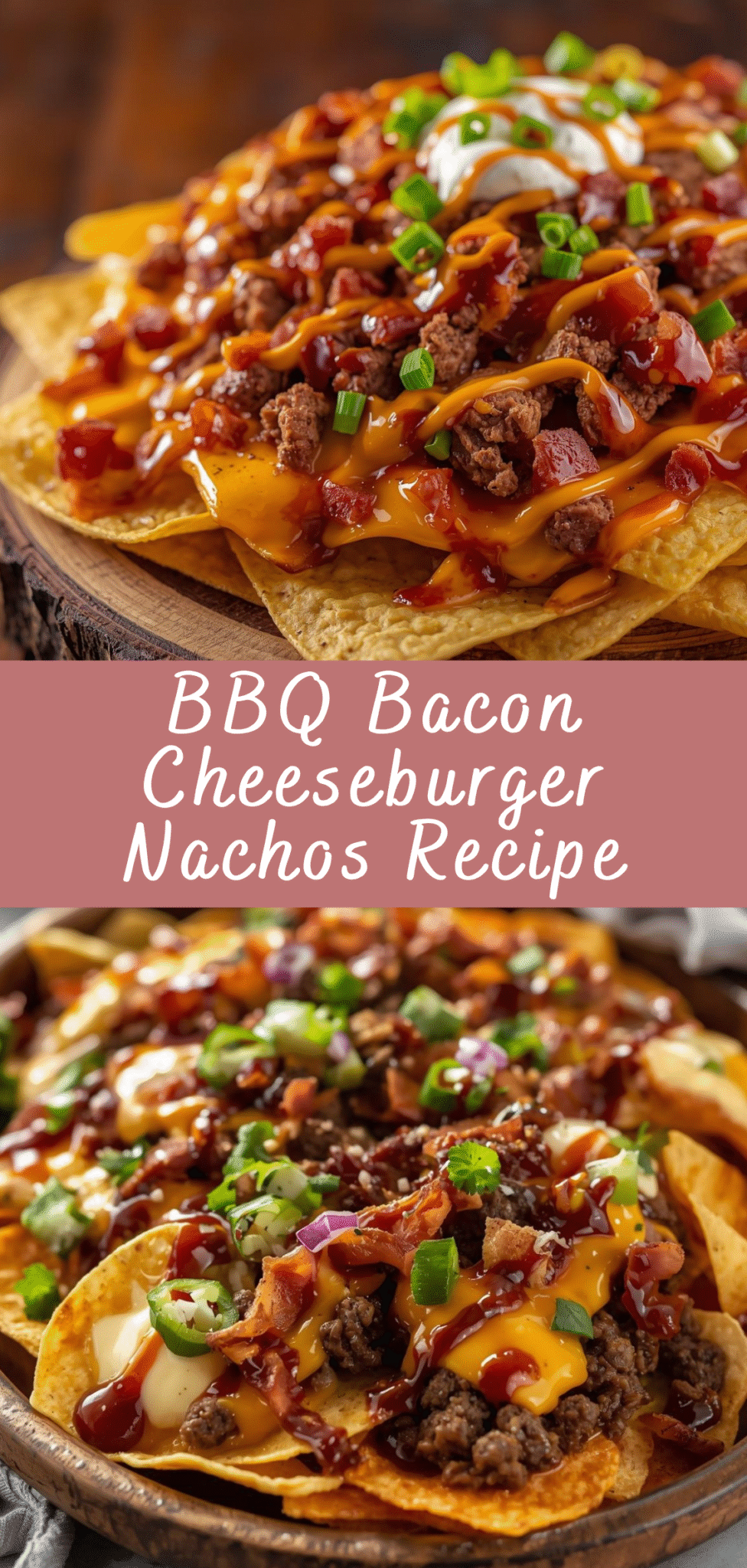 BBQ Bacon Cheeseburger Nachos Recipe | Cheff Recipes