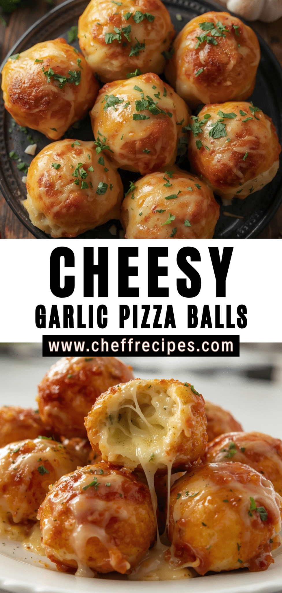 Cheesy Garlic Pizza Balls | Cheff Recipes