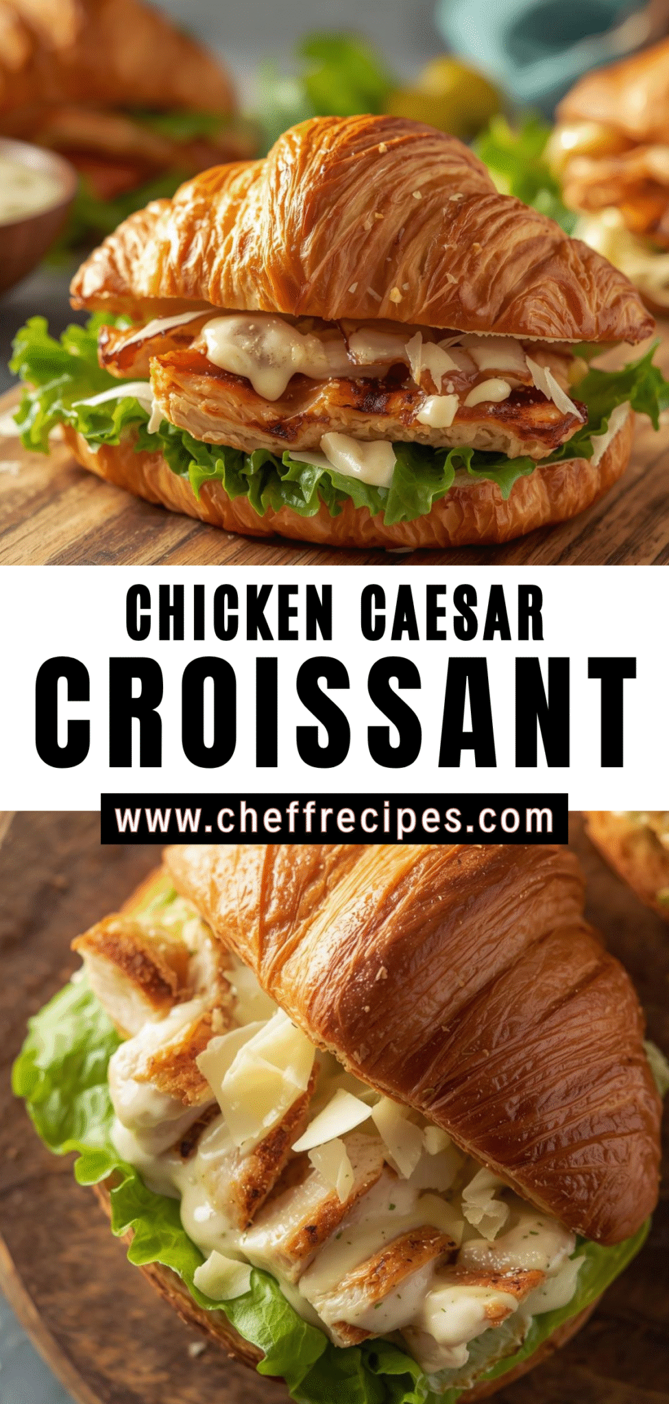 Chicken Caesar Croissant | Cheff Recipes