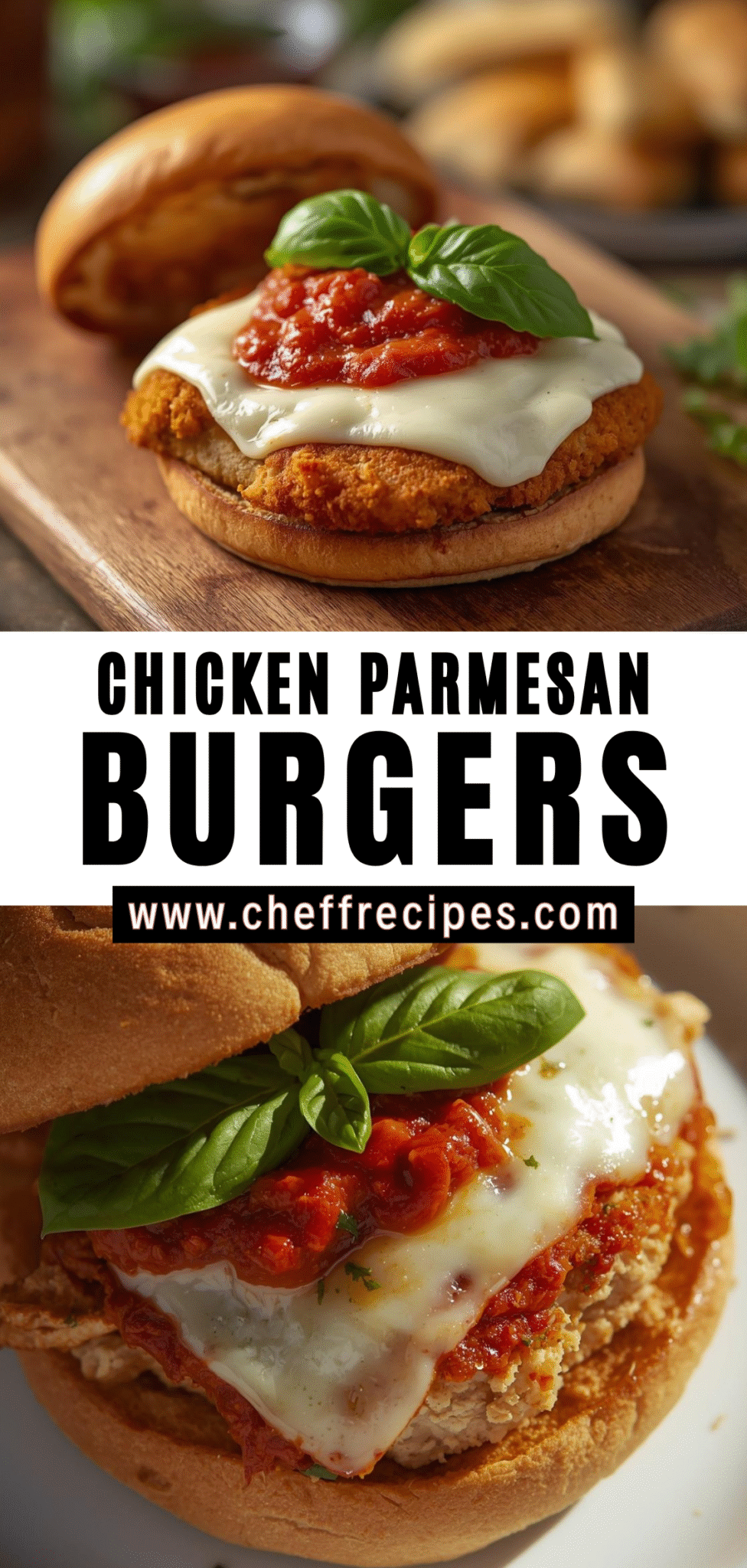 Chicken Parmesan Burgers | Cheff Recipes