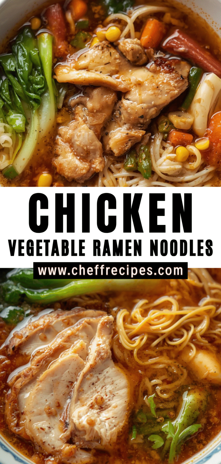 Chicken Vegetable Ramen Noodles | Cheff Recipes