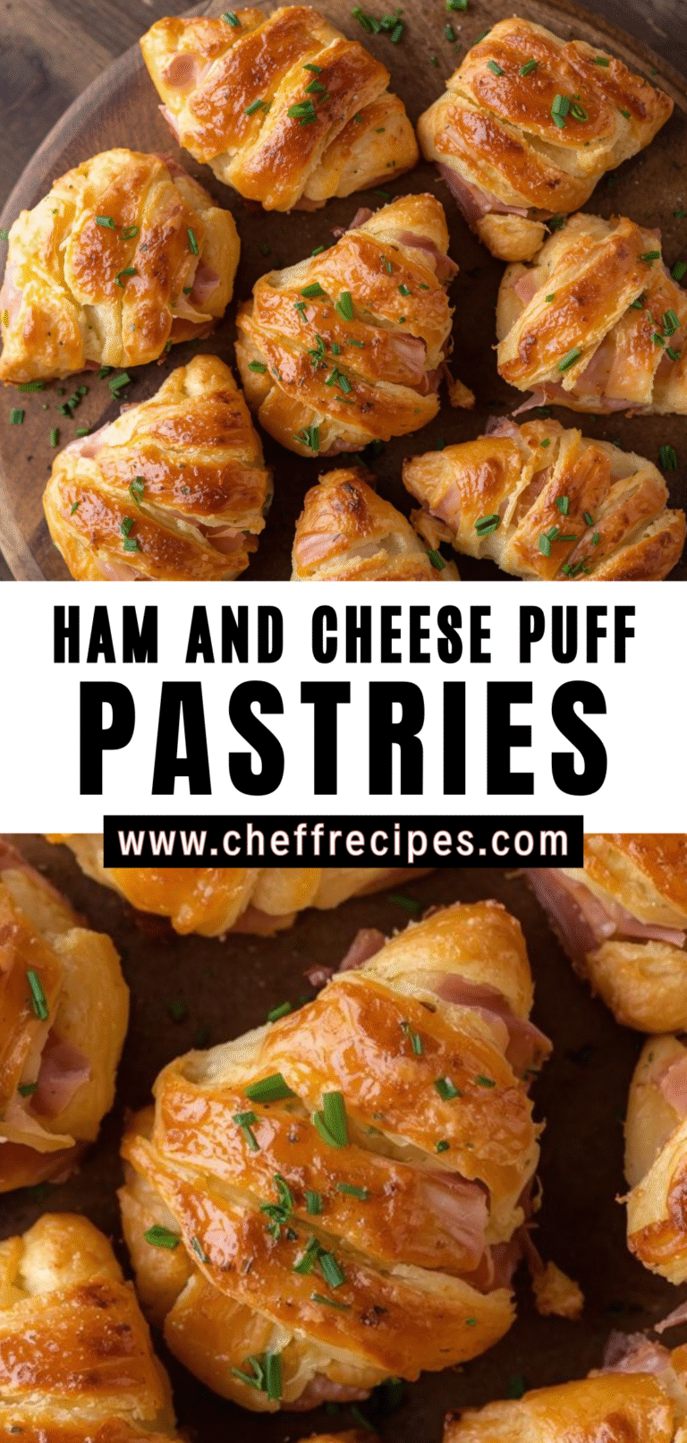 Ham and Cheese Puff Pastries | Cheff Recipes
