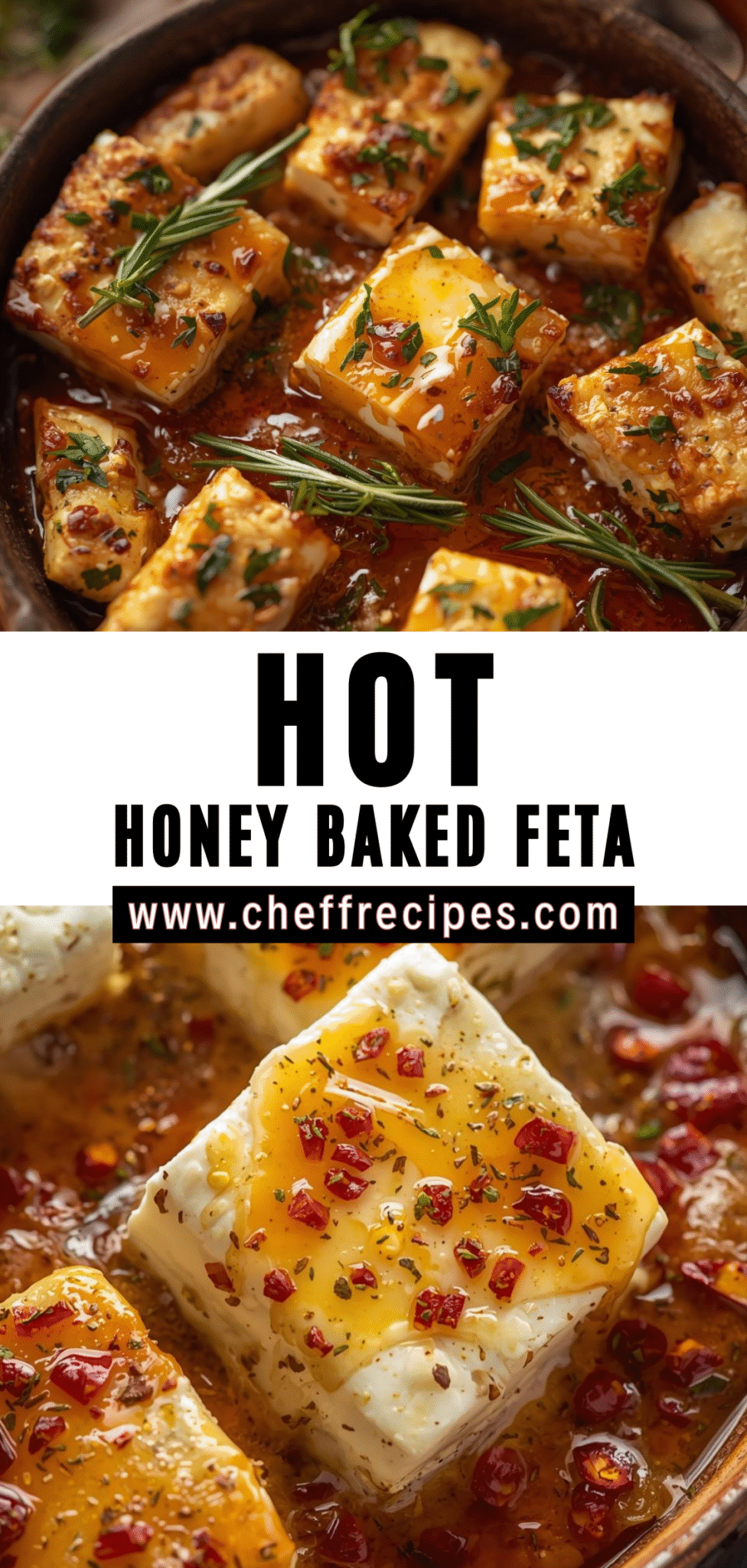 Hot Honey Baked Feta | Cheff Recipes