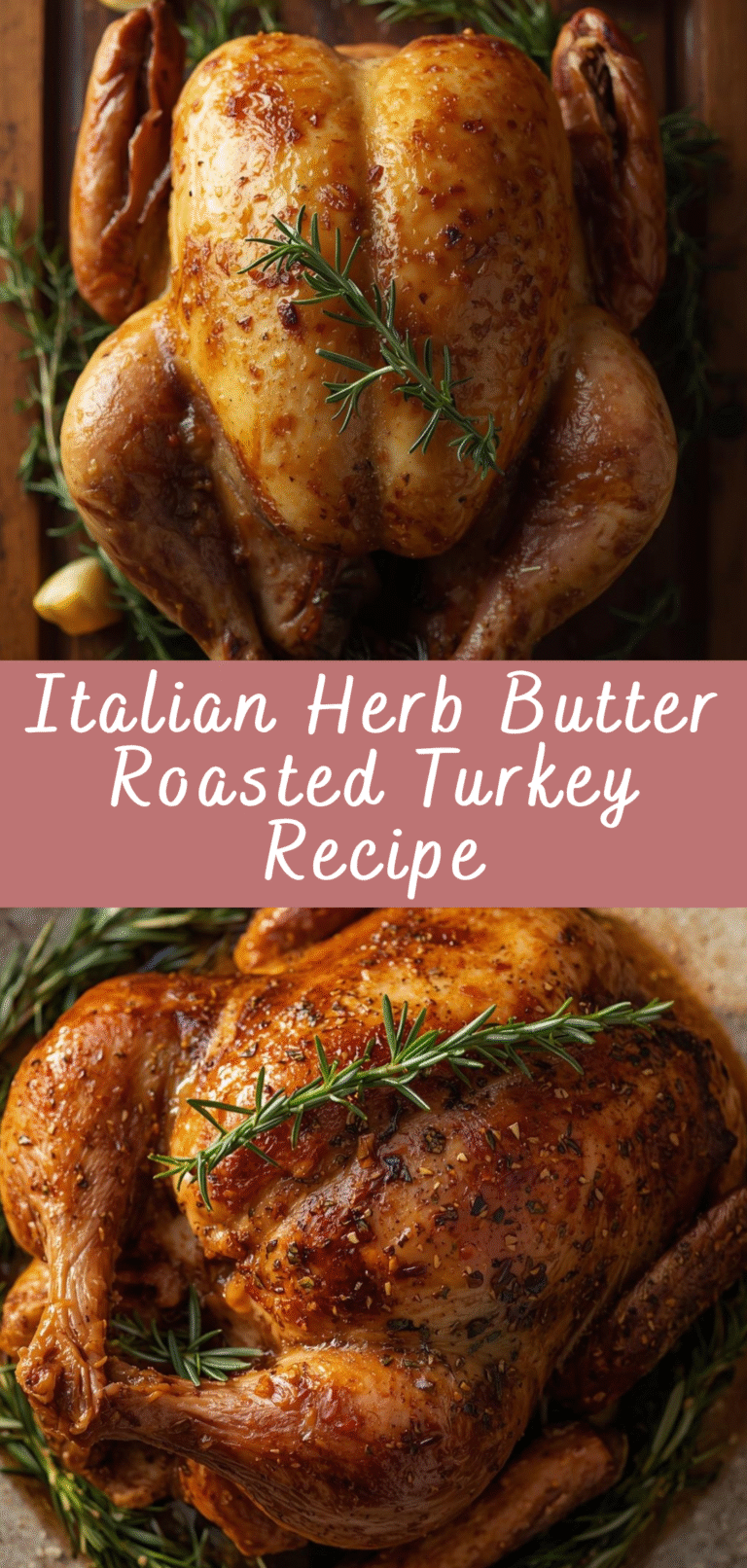 Italian Herb Butter Roasted Turkey Recipe | Cheff Recipes