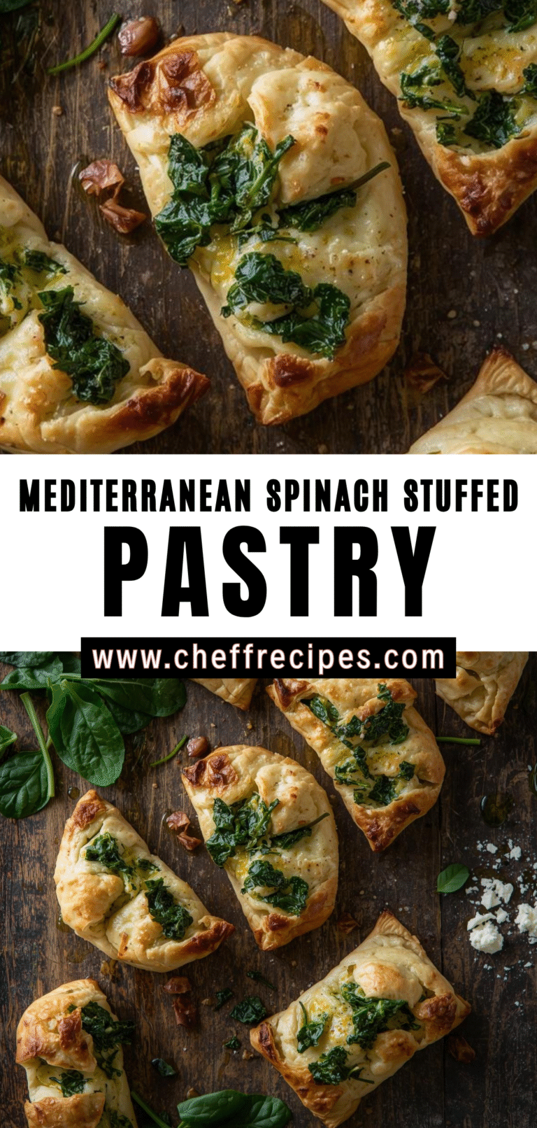 Mediterranean Spinach Stuffed Pastry | Cheff Recipes