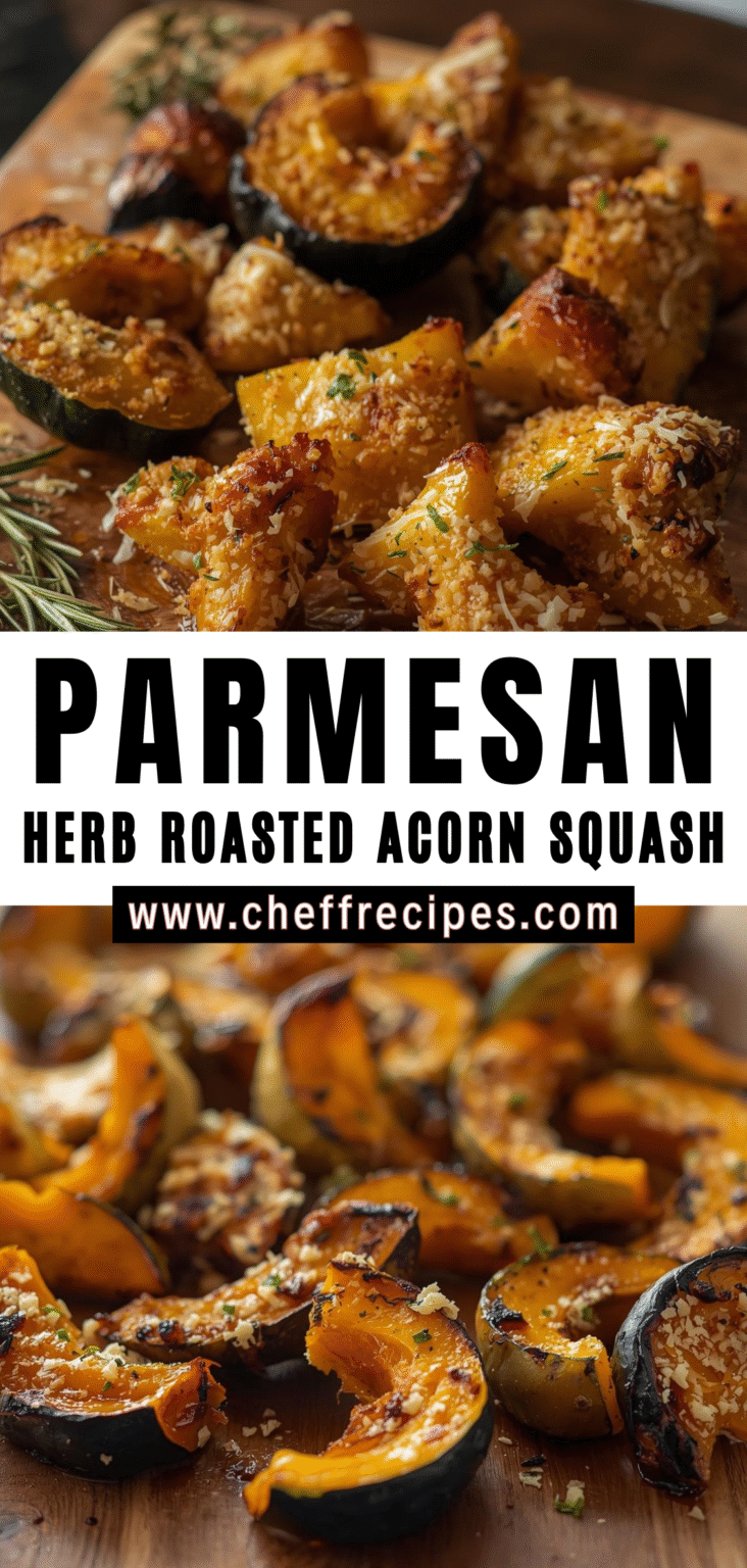 Parmesan Herb Roasted Acorn Squash | Cheff Recipes