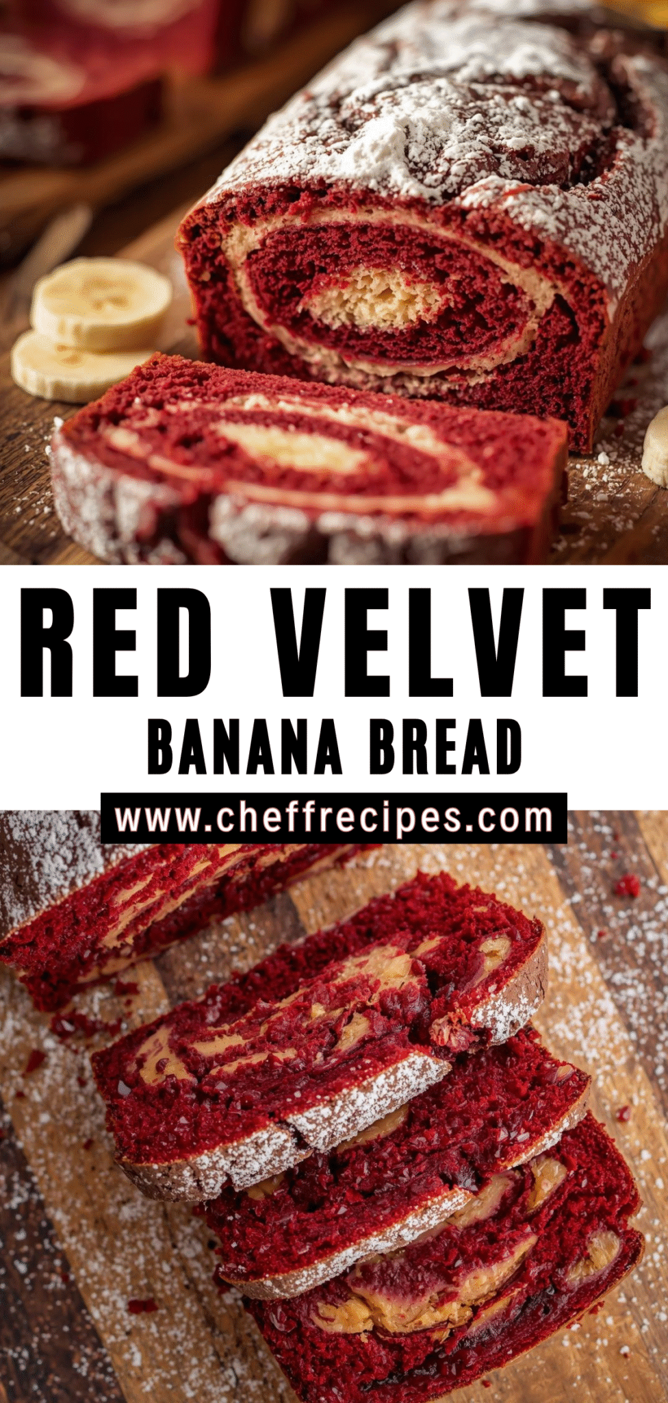 Red Velvet Banana Bread | Cheff Recipes