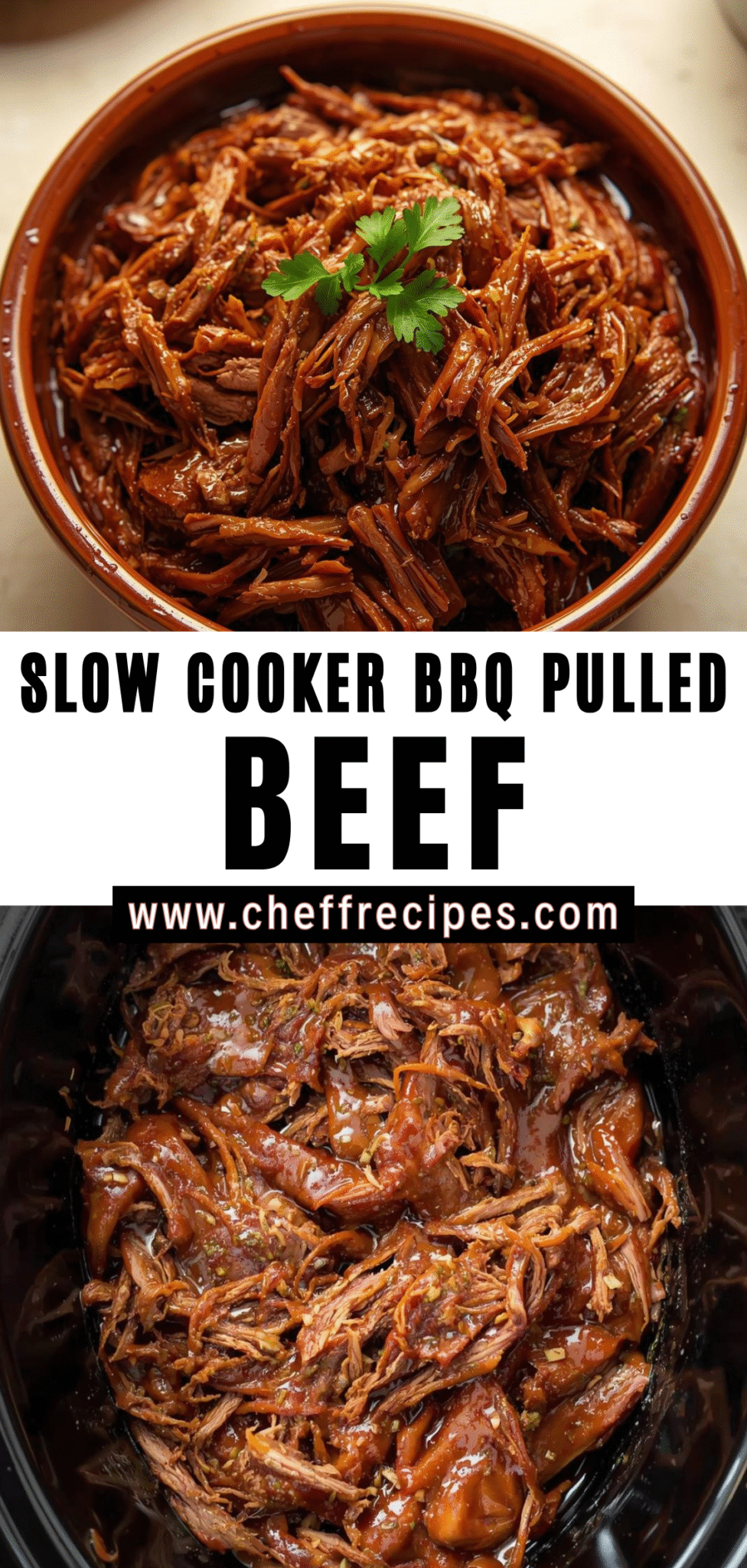 Slow Cooker BBQ Pulled Beef | Cheff Recipes