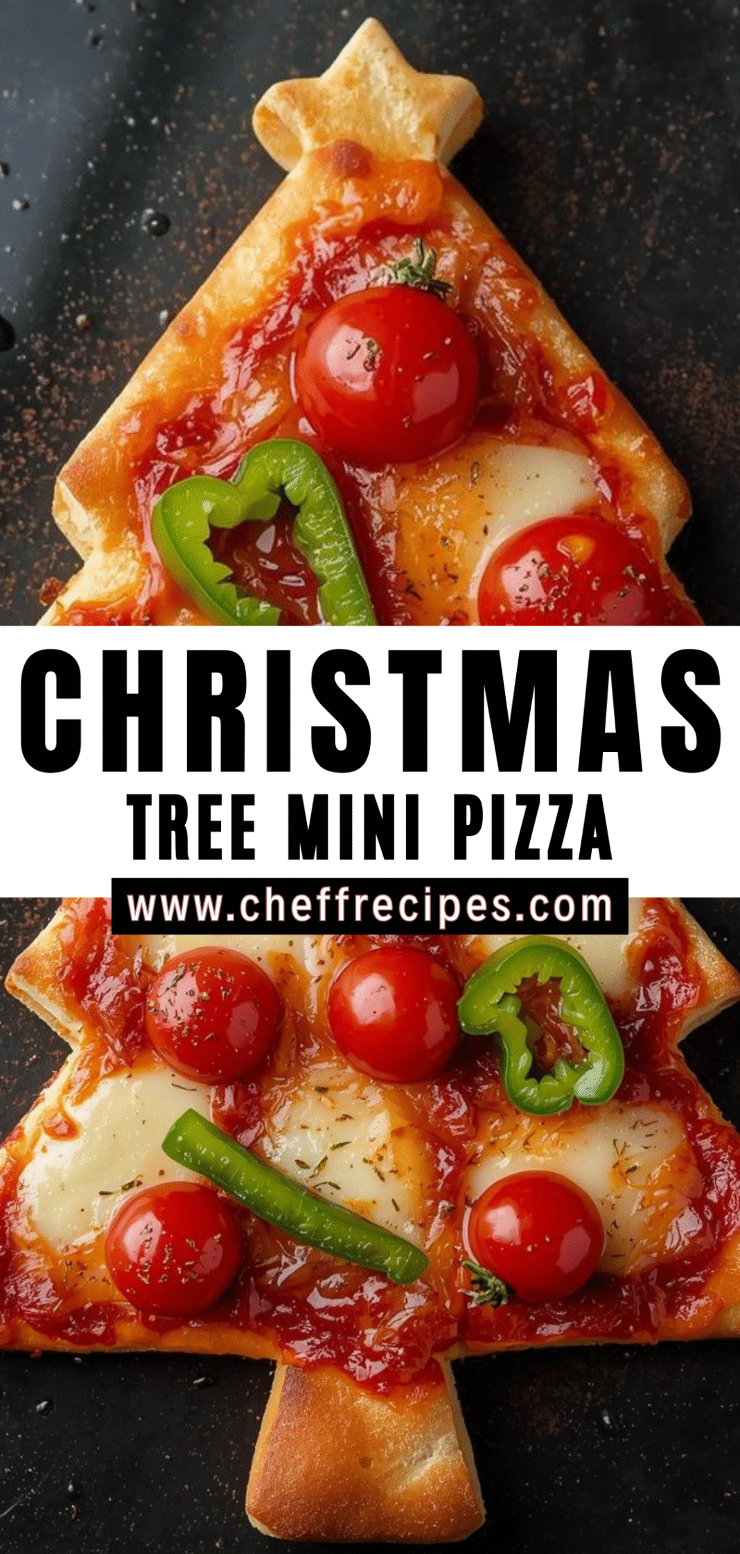 Christmas Tree Mini Pizza | Cheff Recipes