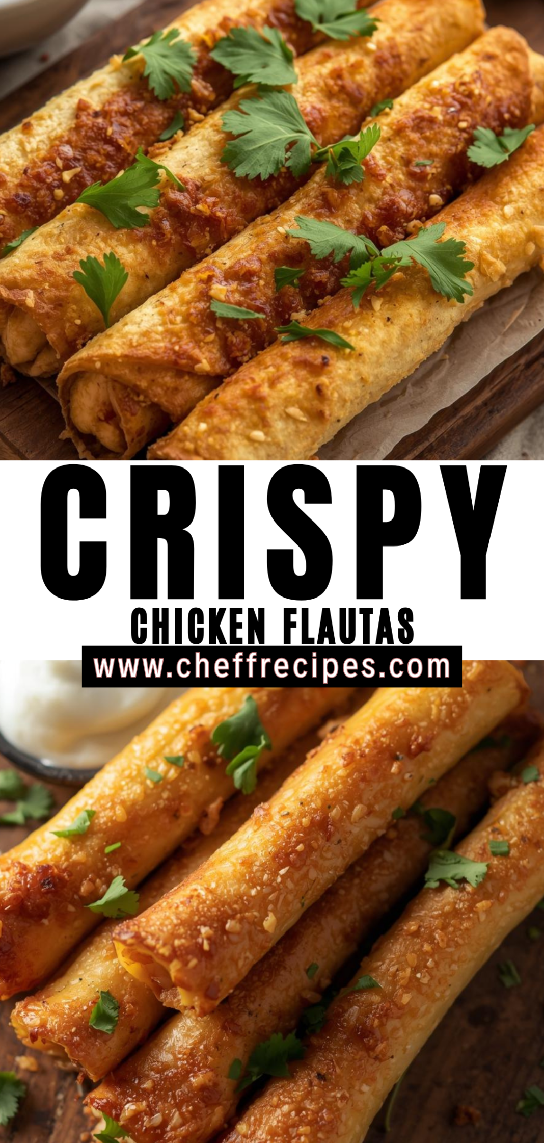 Crispy Chicken Flautas | Cheff Recipes