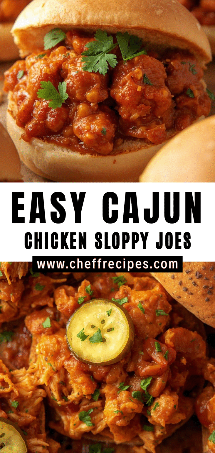 Easy Cajun Chicken Sloppy Joes | Cheff Recipes