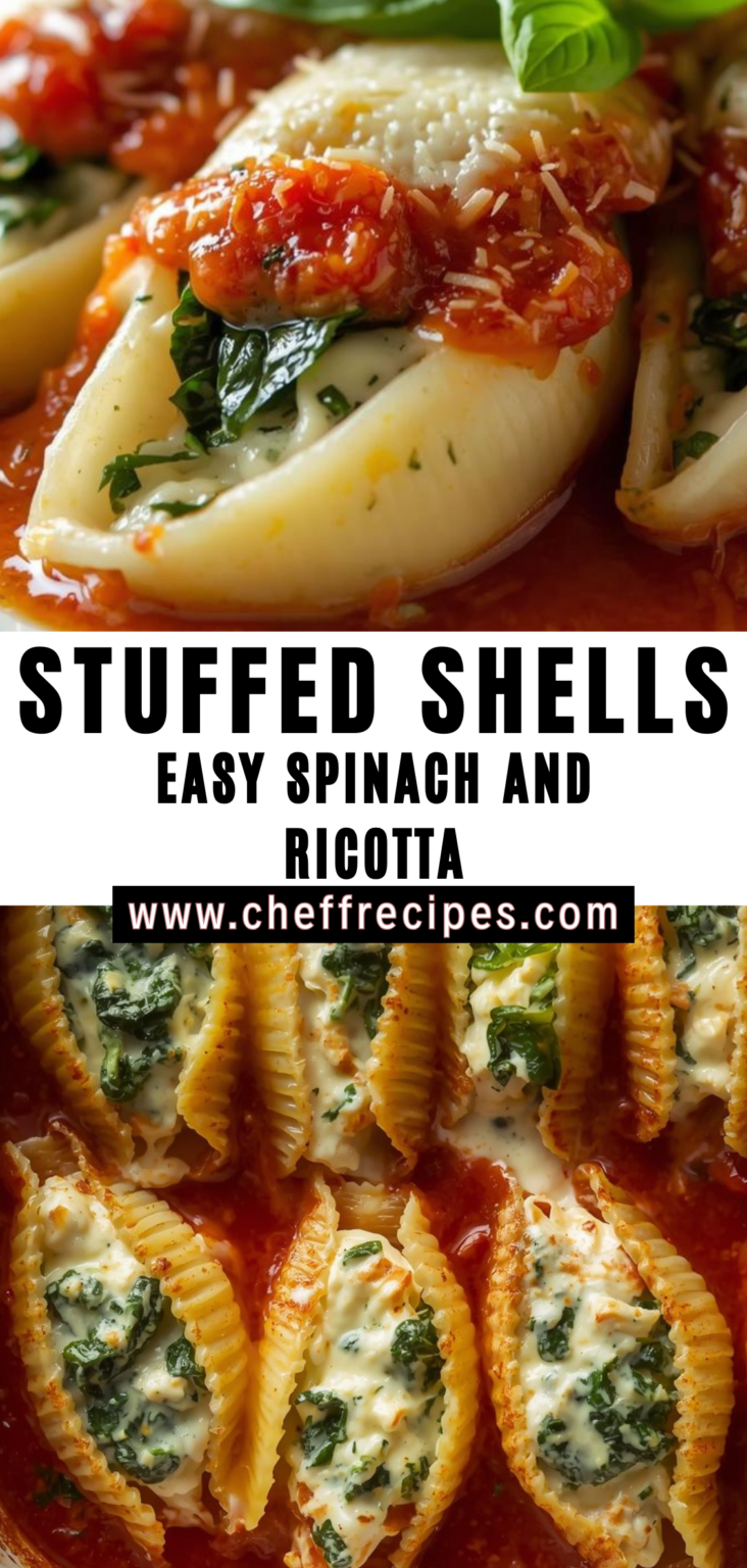 Easy Spinach and Ricotta Stuffed Shells | Cheff Recipes