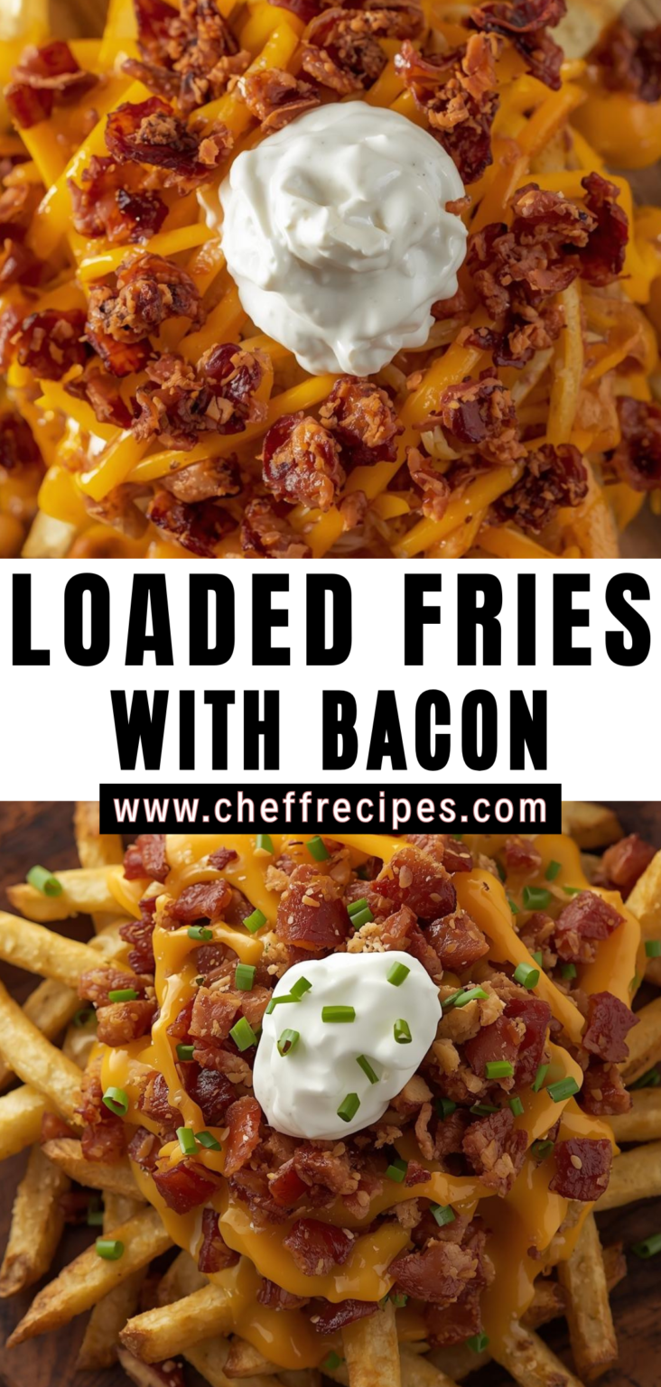 Loaded Fries with Bacon | Cheff Recipes