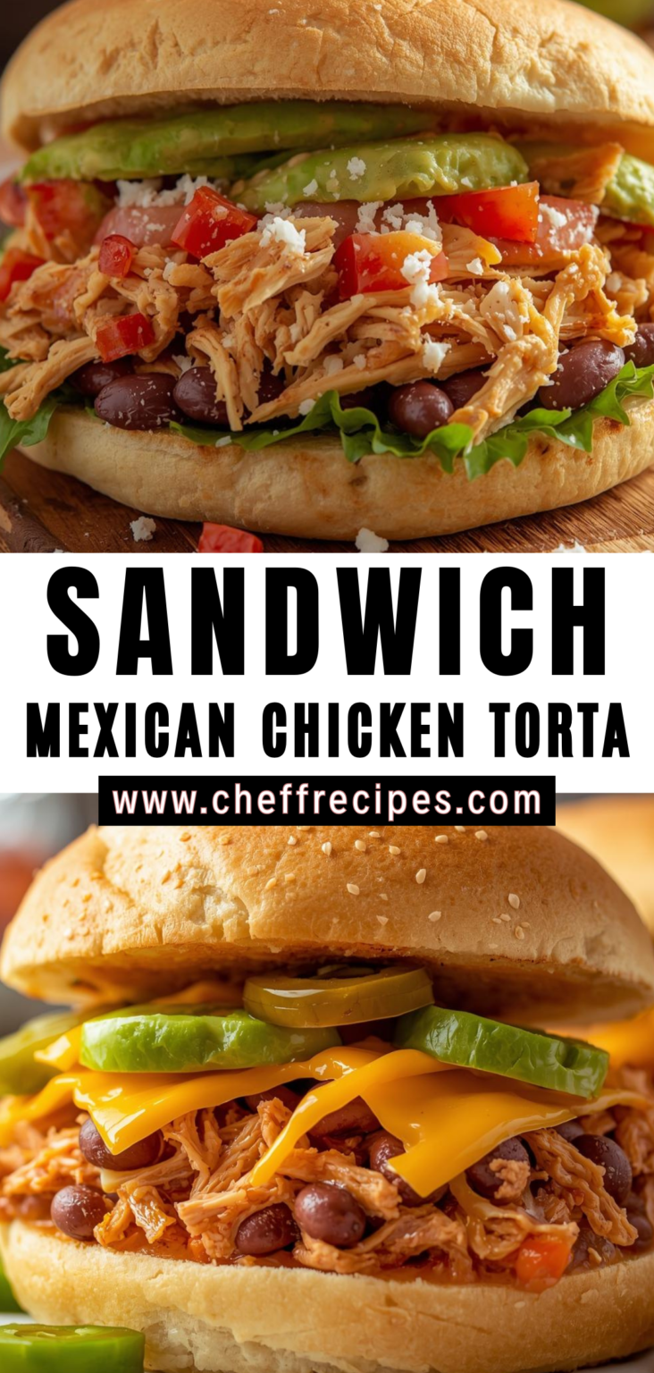 Mexican Chicken Torta Sandwich | Cheff Recipes