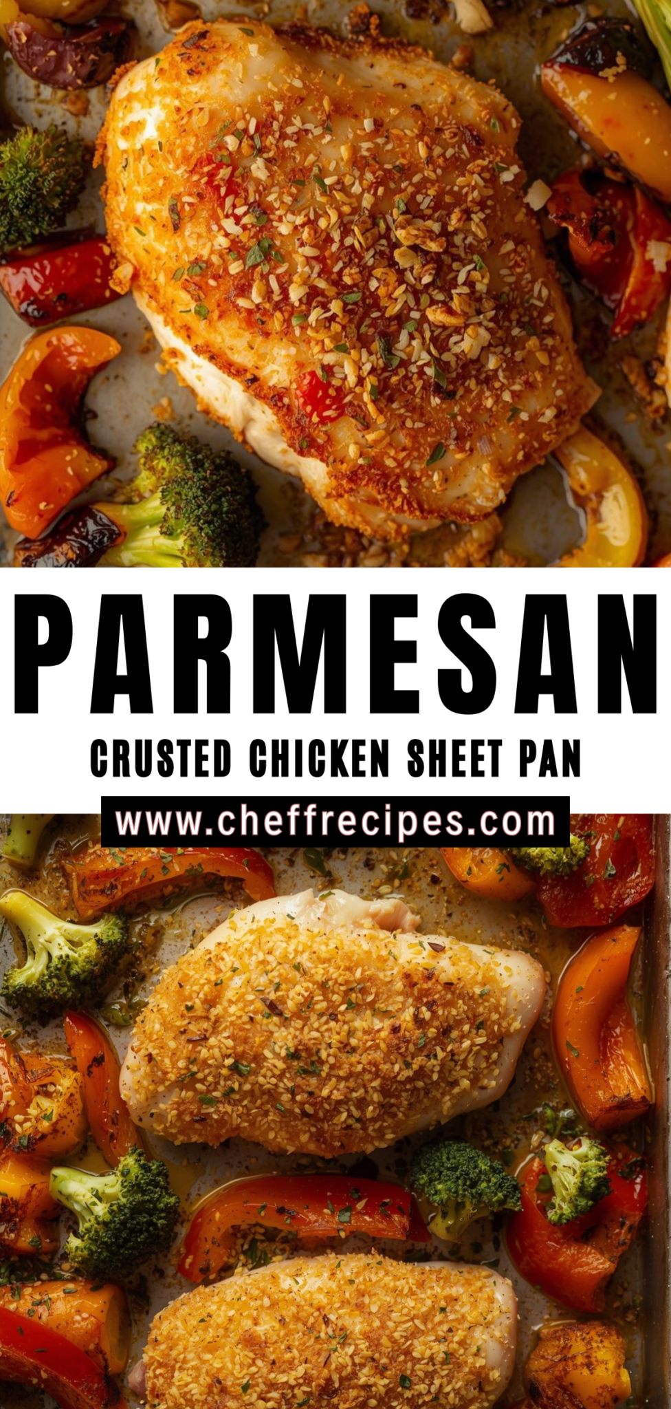 Parmesan Crusted Chicken Sheet Pan | Cheff Recipes