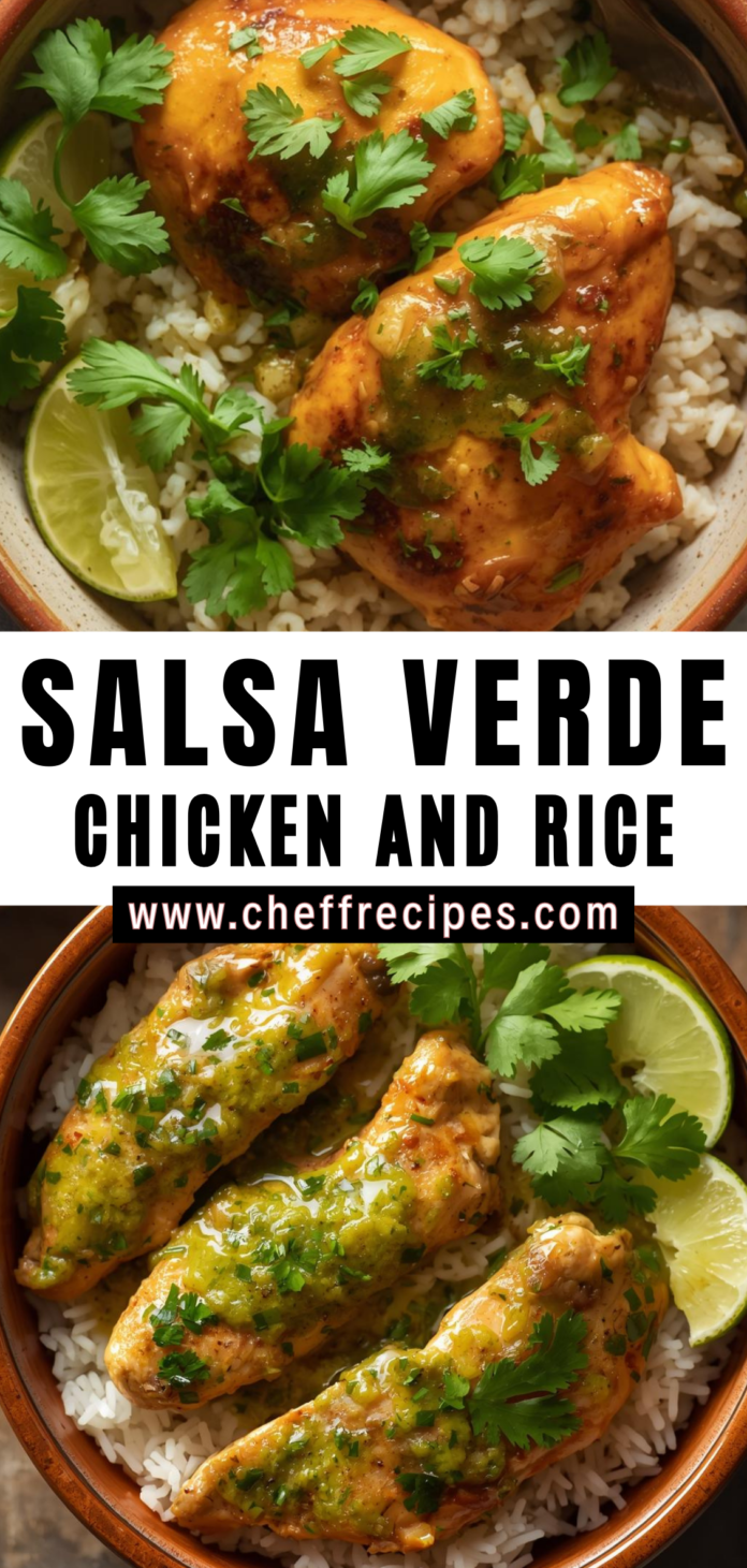 Salsa Verde Chicken and Rice | Cheff Recipes