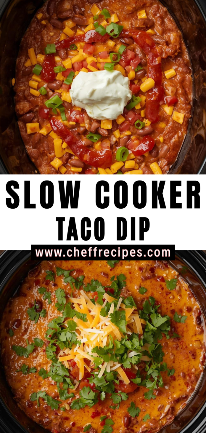 Slow Cooker Taco Dip | Cheff Recipes