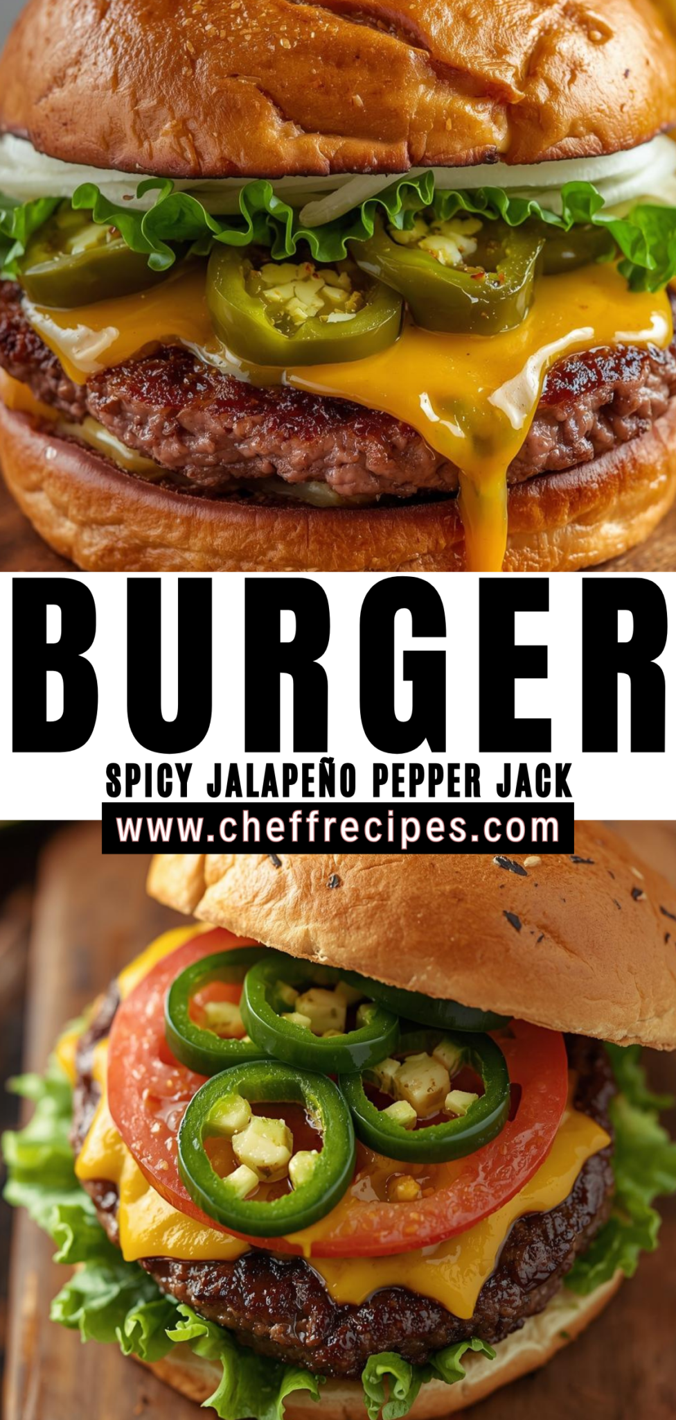 Spicy Jalapeño Pepper Jack Burger | Cheff Recipes