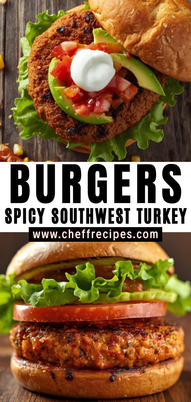 Spicy Southwest Turkey Burgers | Cheff Recipes